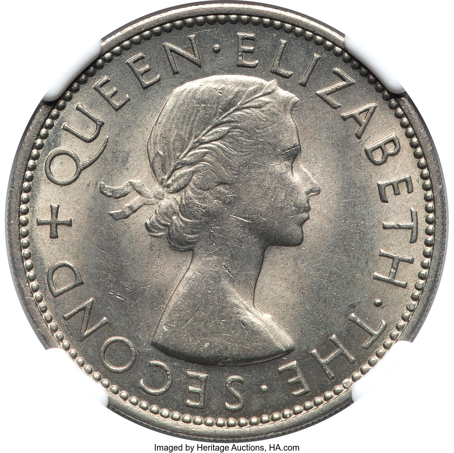Southern Rhodesia: British Colony. Elizabeth II 2 Shillings 1954 | Lot ...