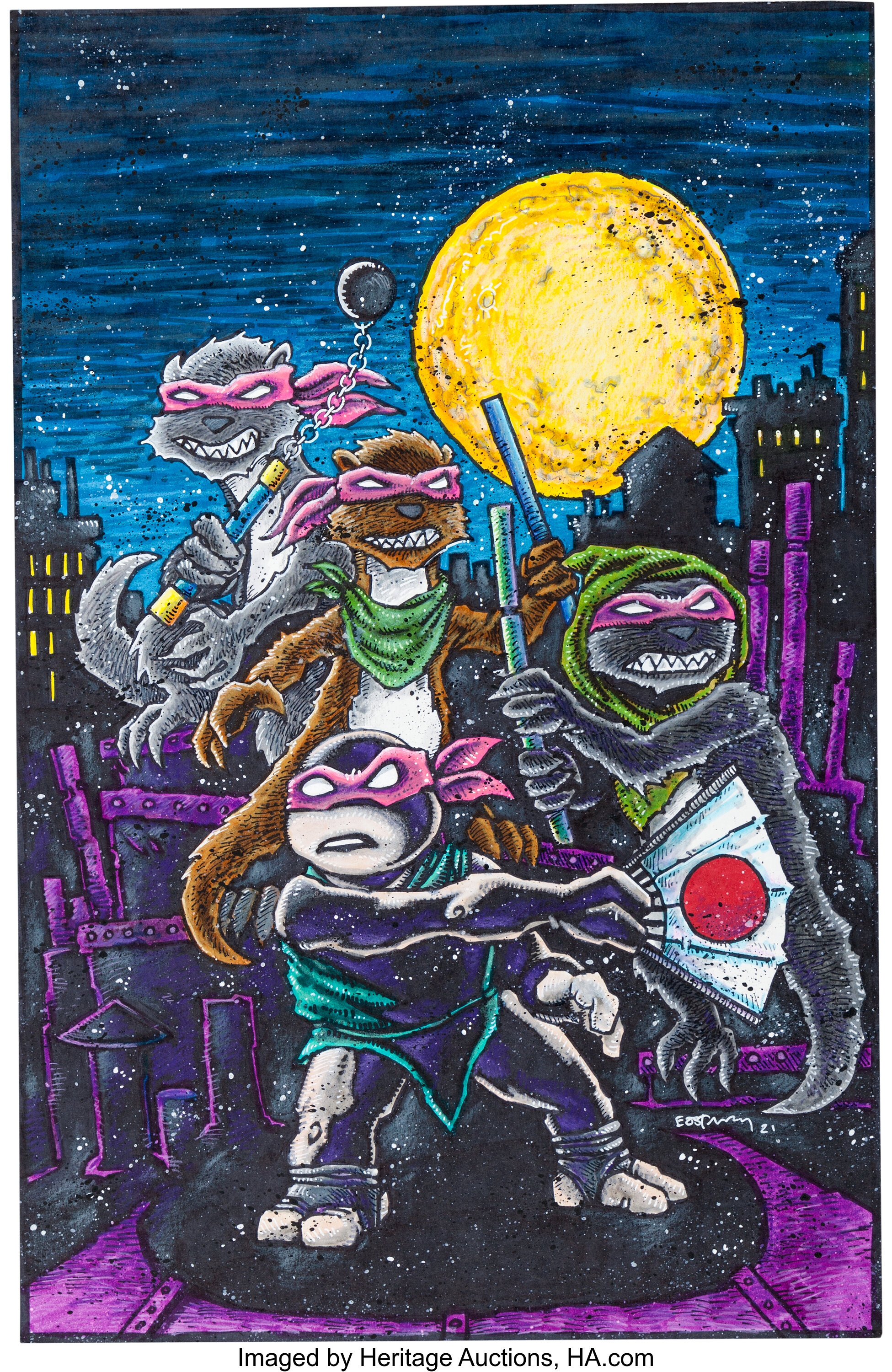 Kevin Eastman Teenage Mutant Ninja Turtles #119 Variant Cover | Lot ...