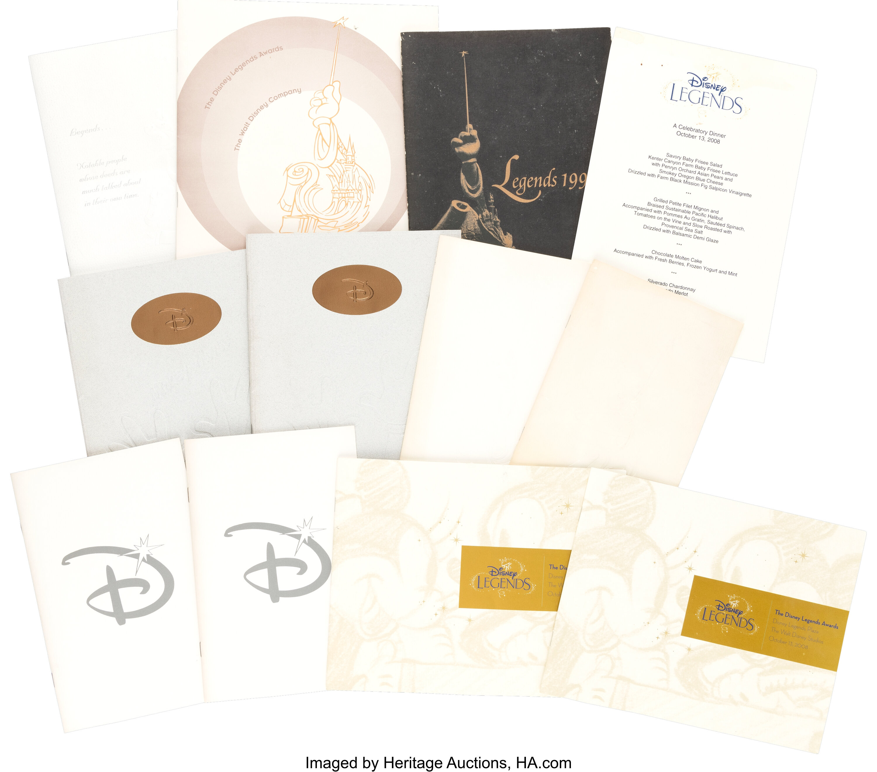 Disney's Legends - Marc and Alice Davis Invitations Group of 11 and ...