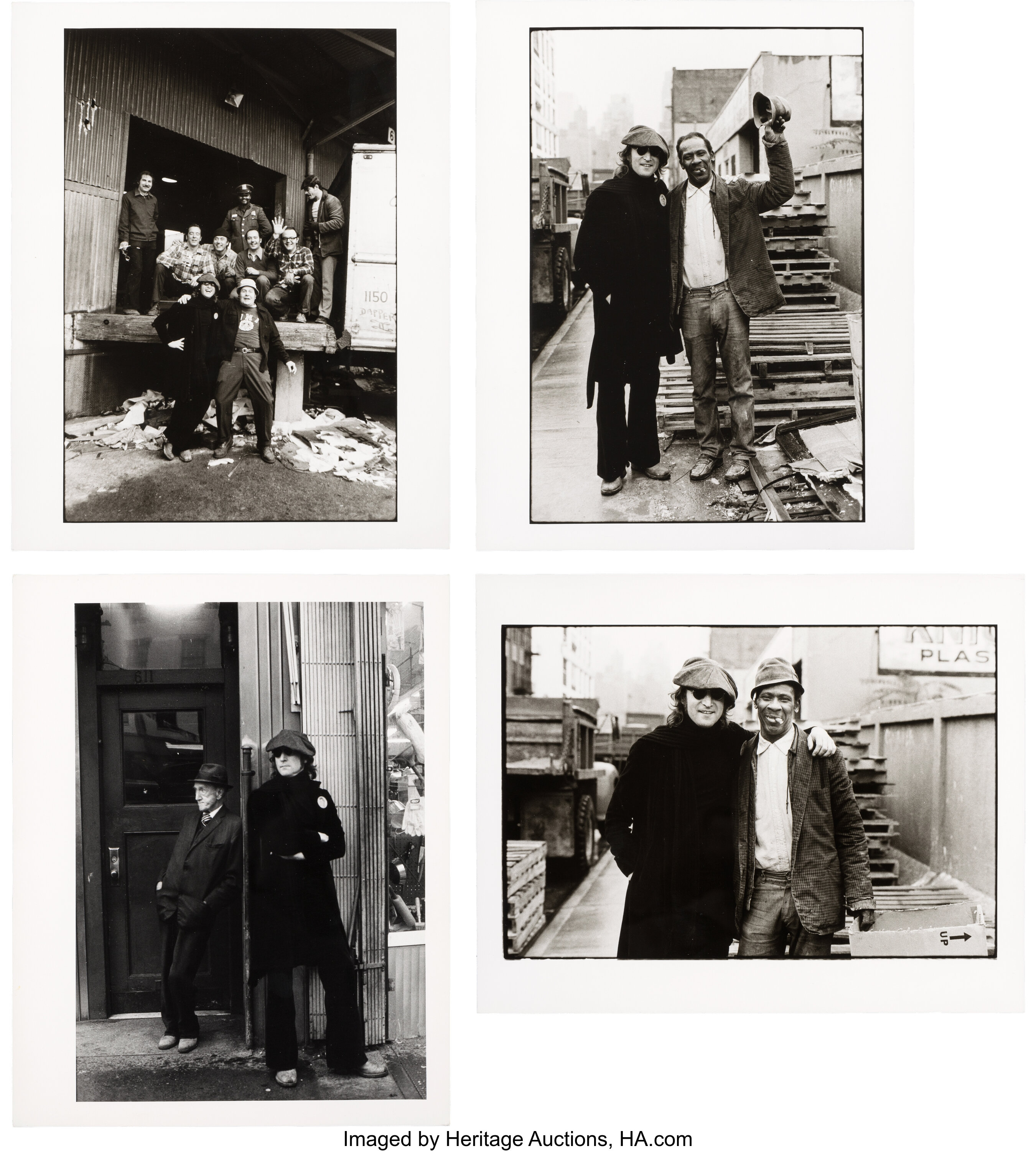John Lennon, New York City, October 1974, 10" x 8" Original | Lot ...