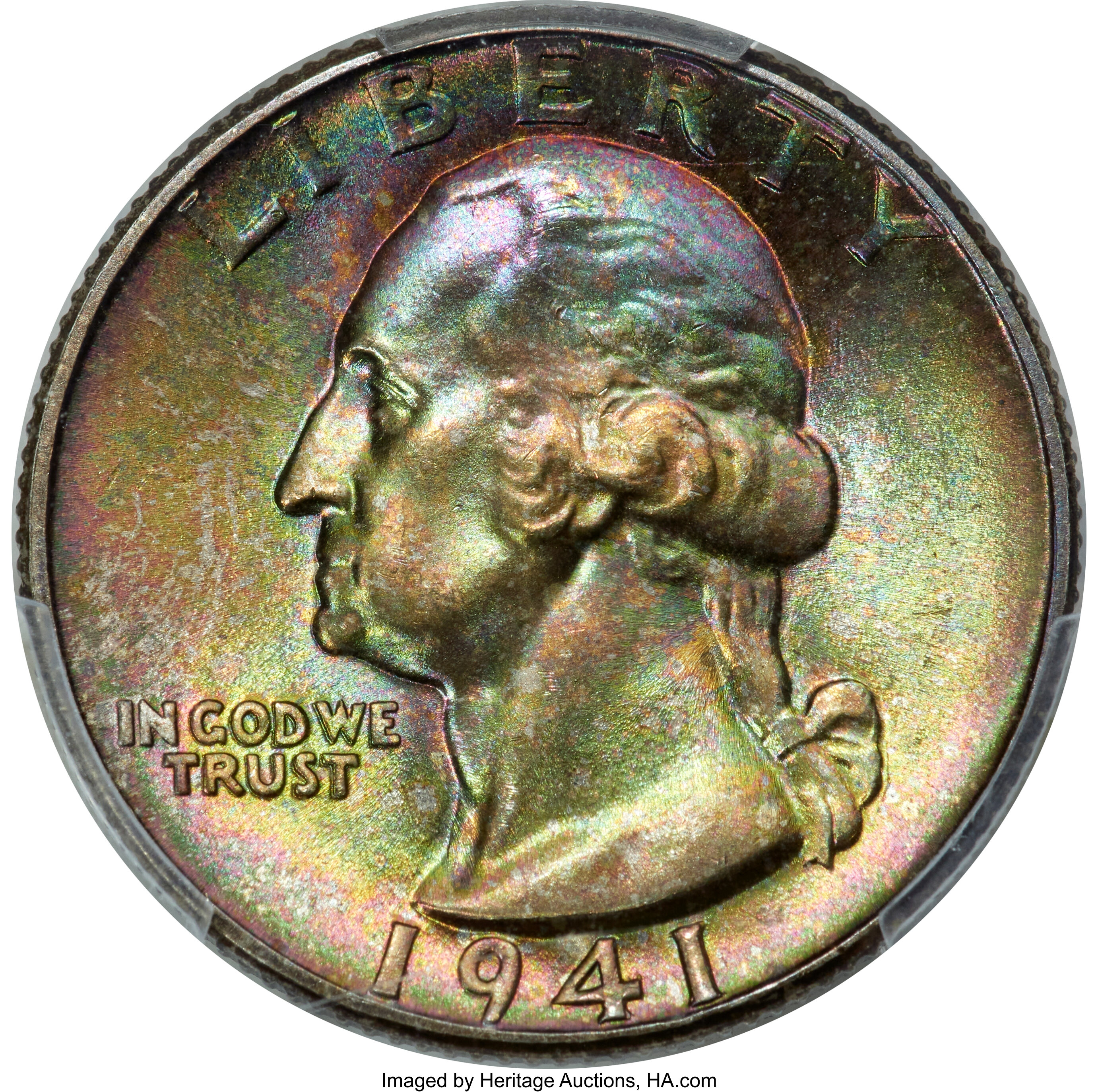 1941 25C MS68 PCGS. CAC.... Washington Quarters | Lot #4467 | Heritage ...