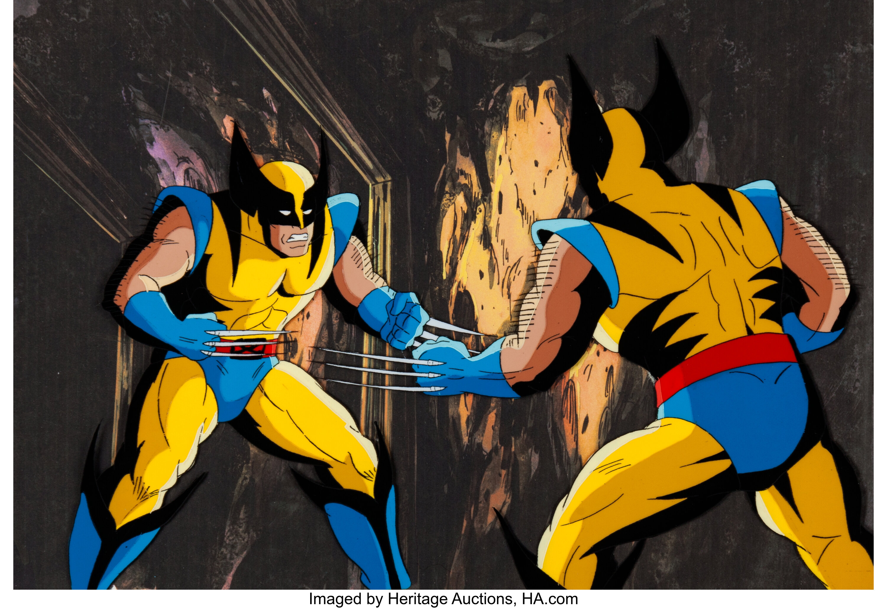 X-Men Wolverine and Morph Production Cel (Marvel Studios, c. | Lot ...