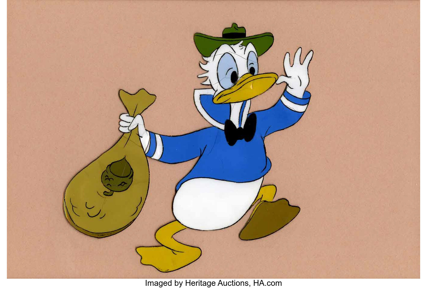 Donald Duck Animation Production Cel Original Art (Disney, | Lot #74679 ...