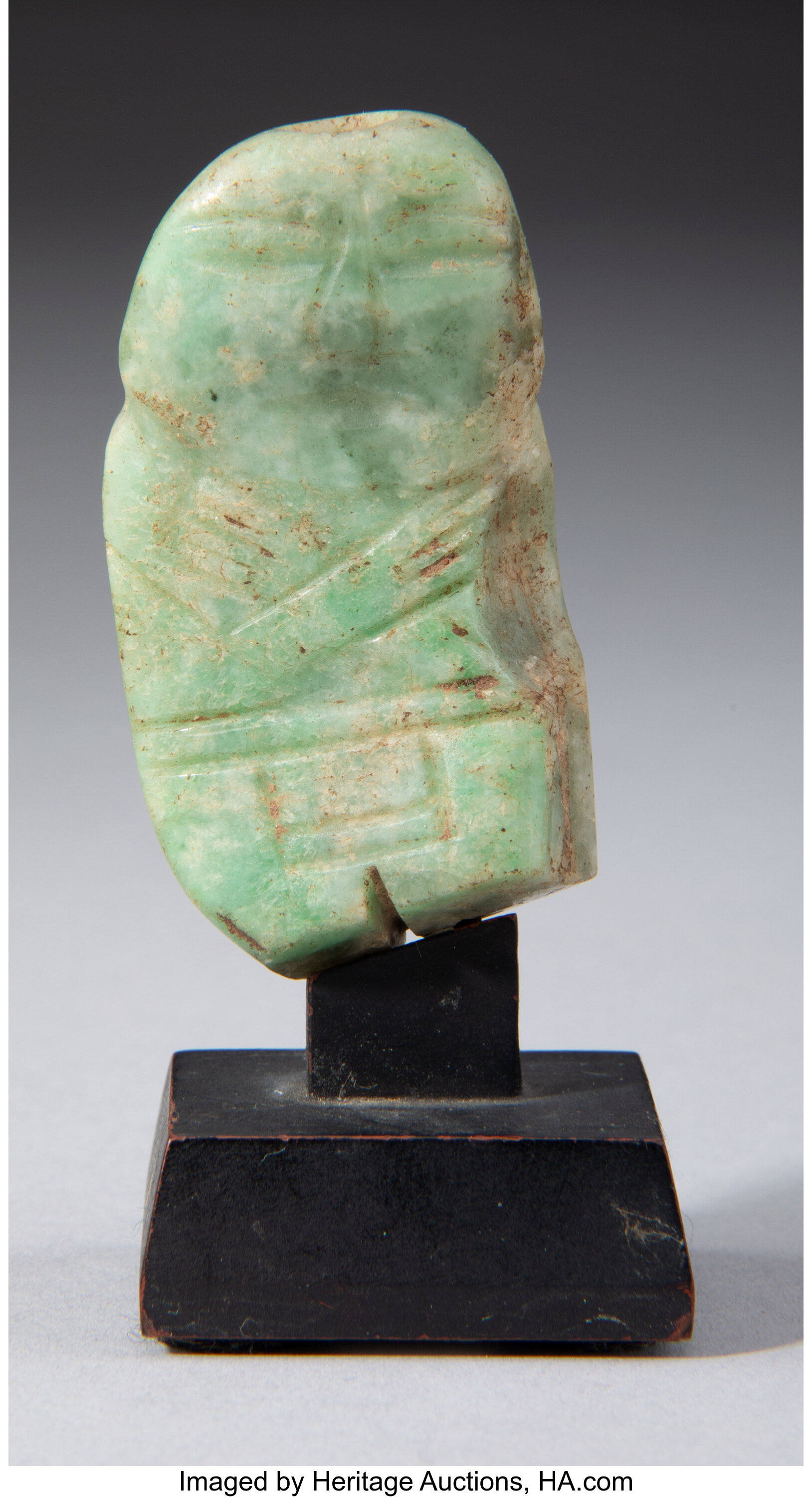 A Maya Jade Figure... (Total: 2 ) Pre-Columbian Stone | Lot #70467 ...