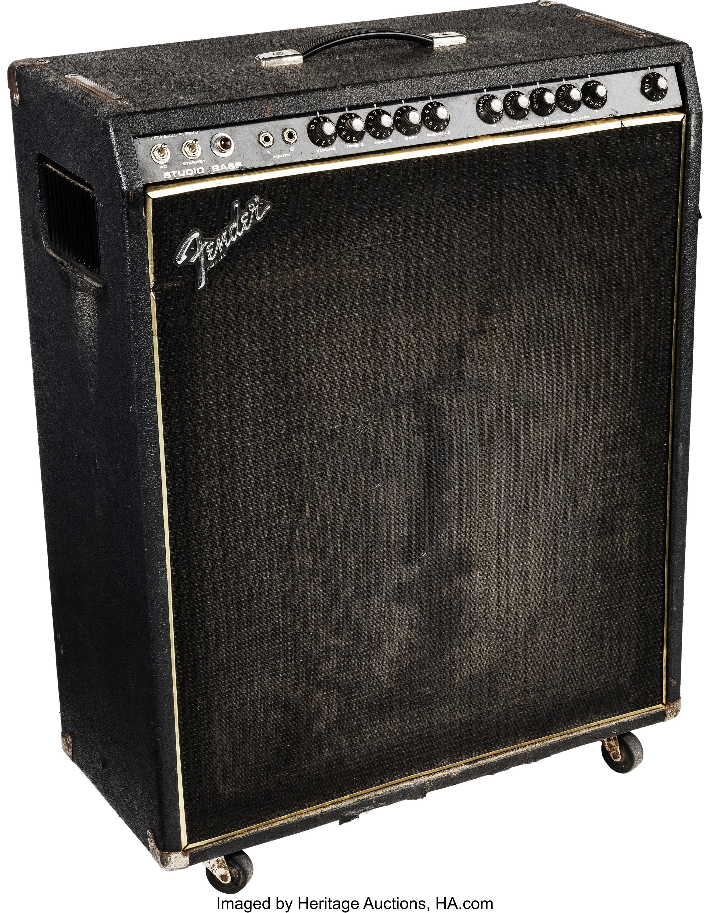 circa 1990's Fender Studio Bass Guitar Amplifier, Serial #F928984 ...