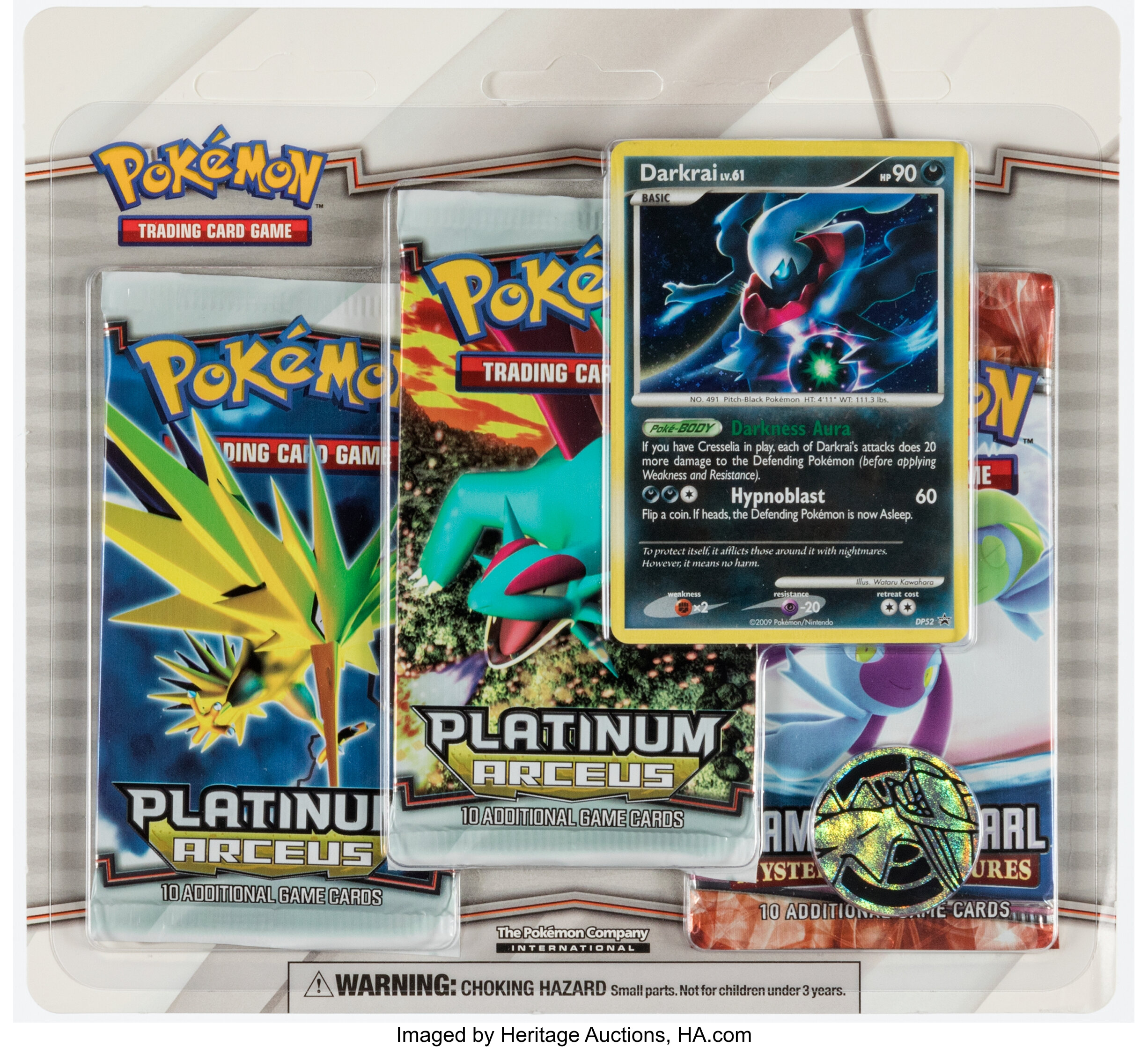 Pokémon Platinum: Arceus Sealed Blister Bundle Pack (The Pokémon | Lot ...