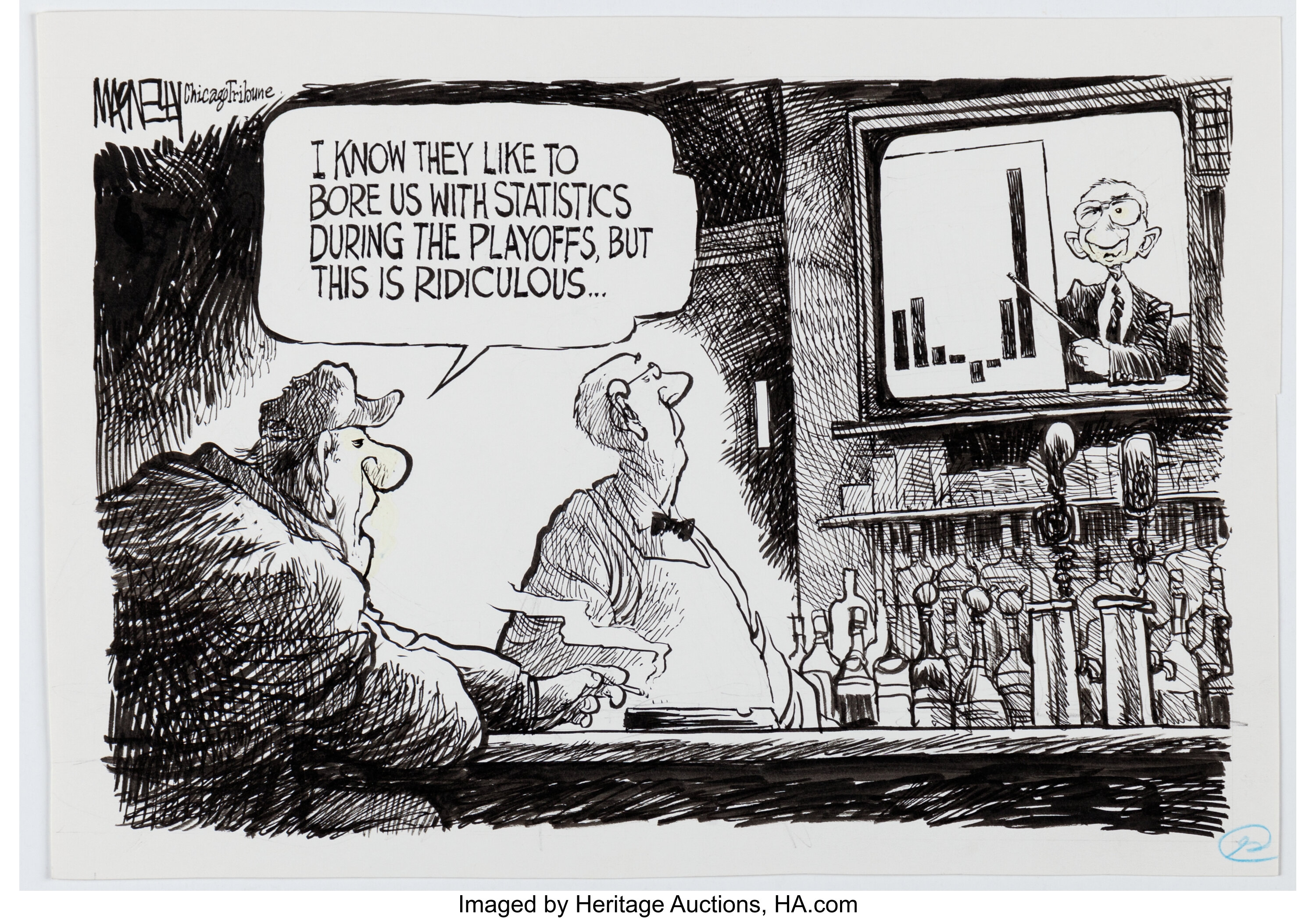 Jeff MacNelly Editorial Political Cartoon Illustration Original Art ...