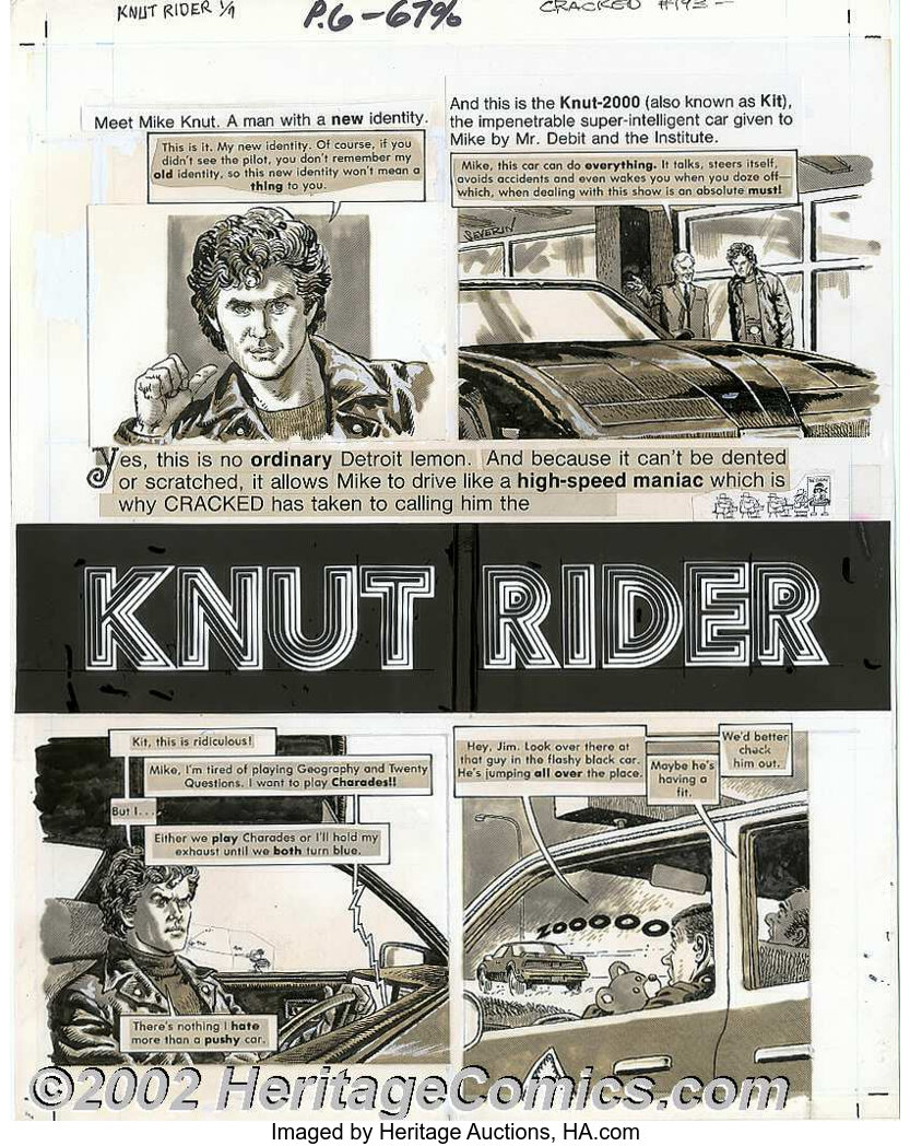 John Severin - Original Art for Cracked #193 Complete 7-page Story ...