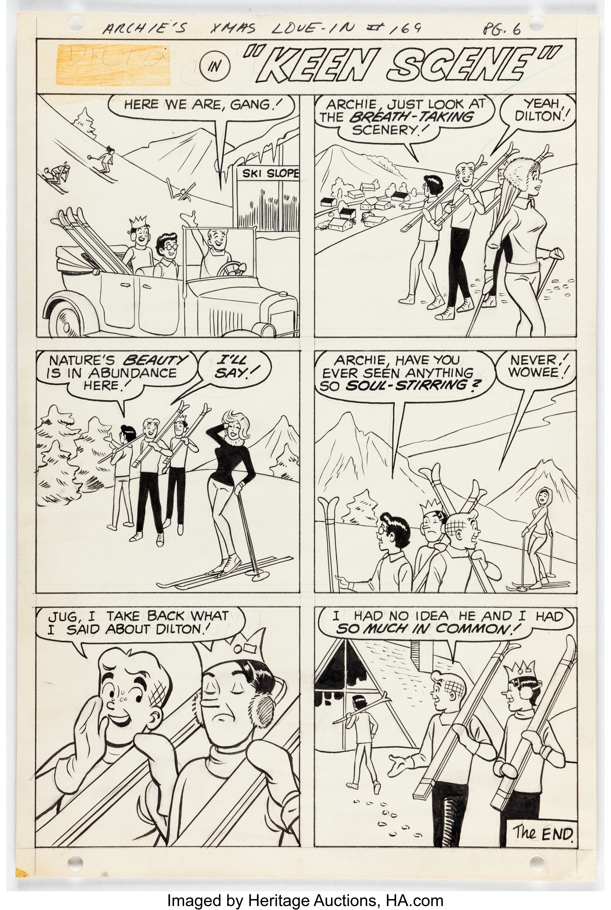 Archie Artist Archie Giant Series Magazine #169 Complete 1-Page | Lot ...
