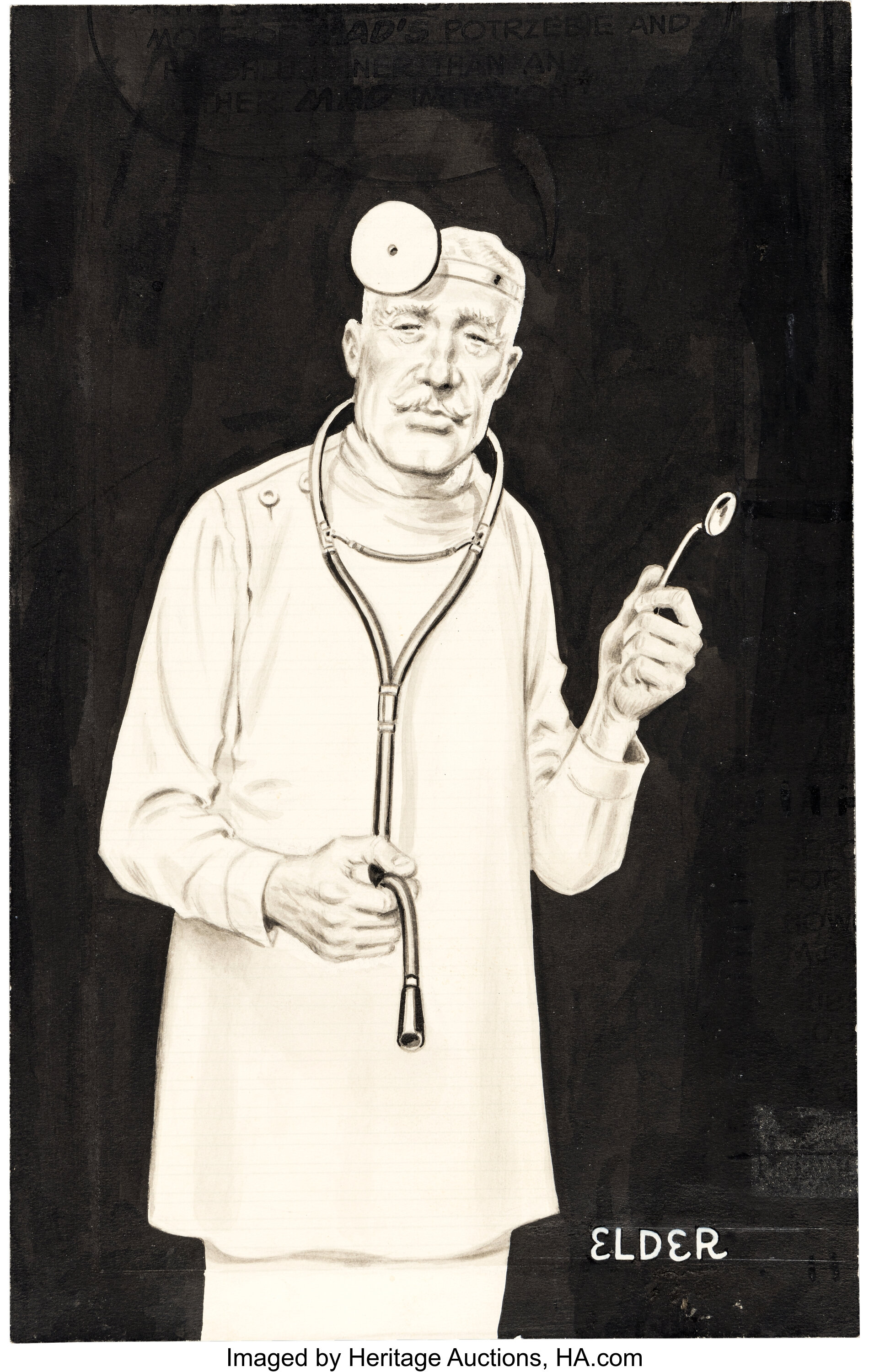 Bill (Will) Elder MAD #15 Inside Front Cover Illustration Original ...