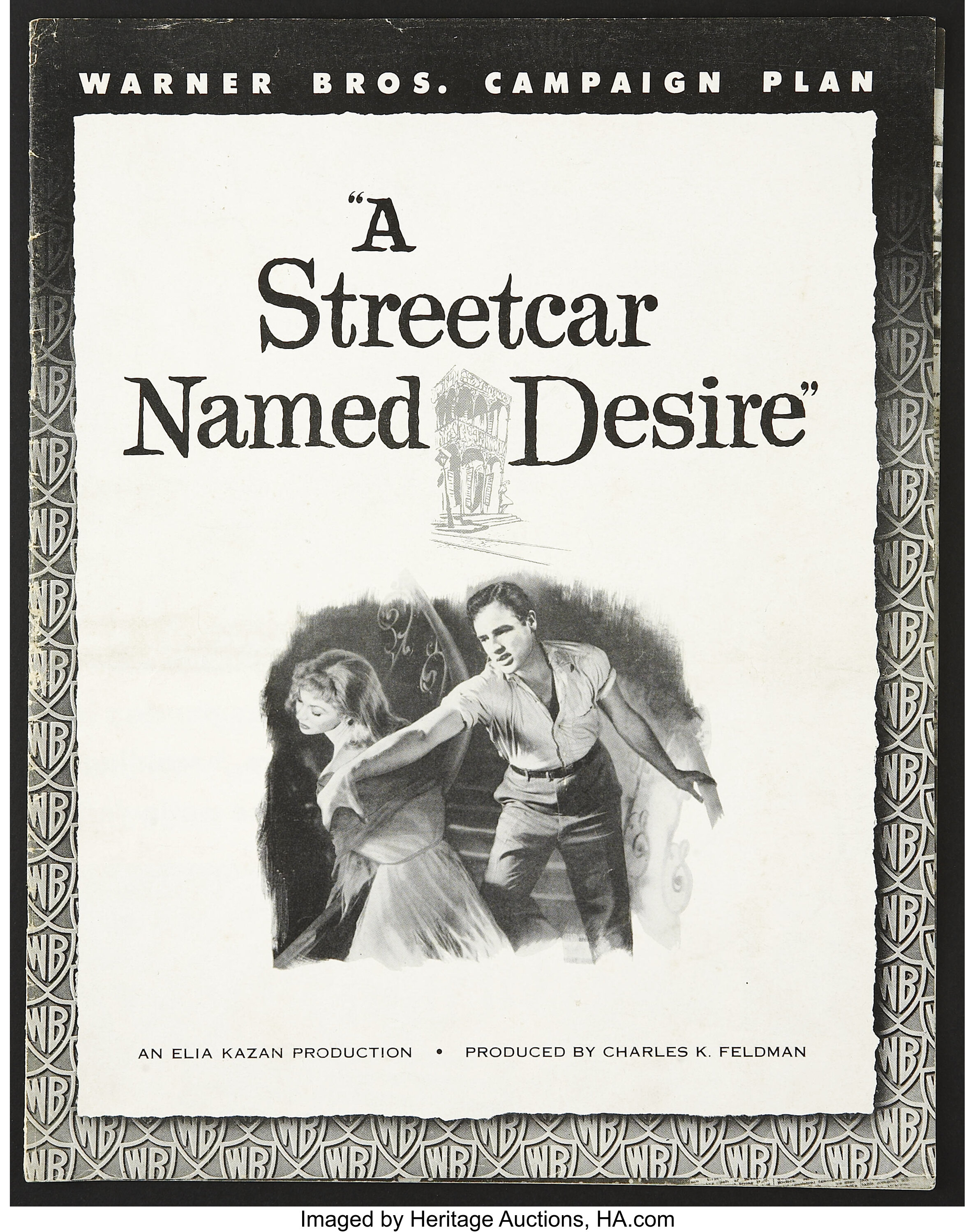 A Streetcar Named Desire (Warner Brothers, 1951). Pressbook | Lot ...