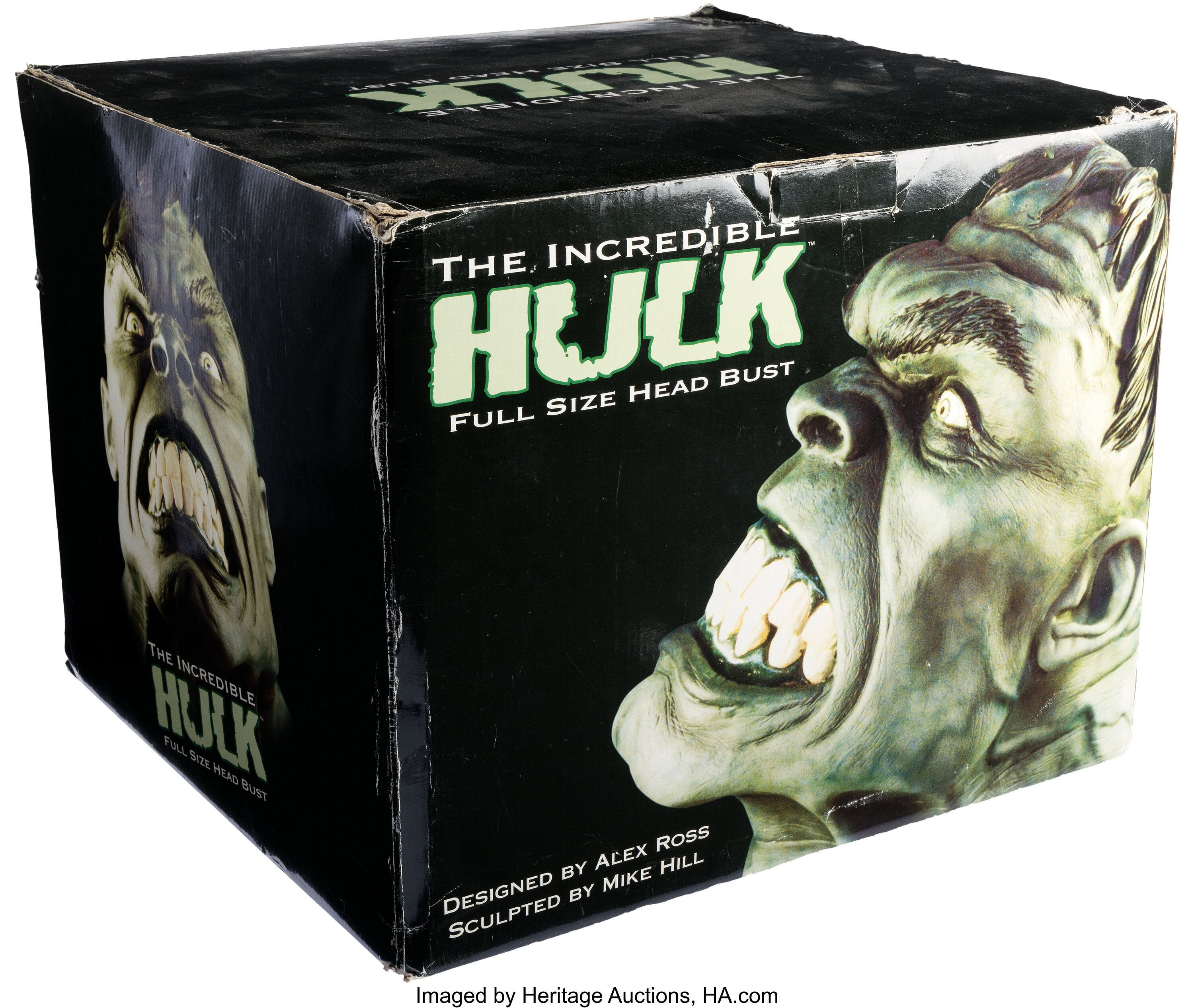 The Incredible Hulk Full Size Alex Ross Head Bust Limited Edition | Lot ...