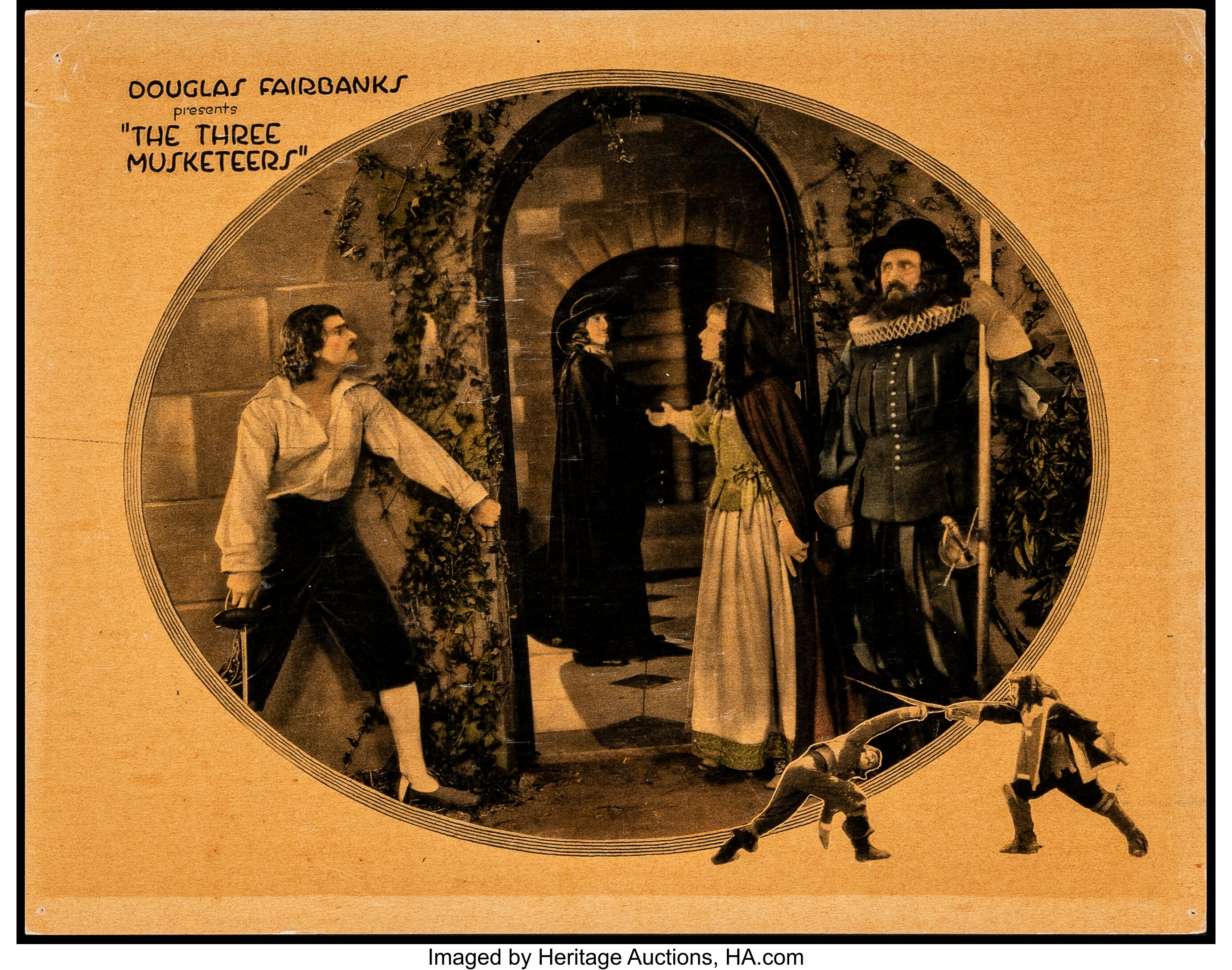 The Three Musketeers (United Artists, 1921). Very Fine. Glossy | Lot ...
