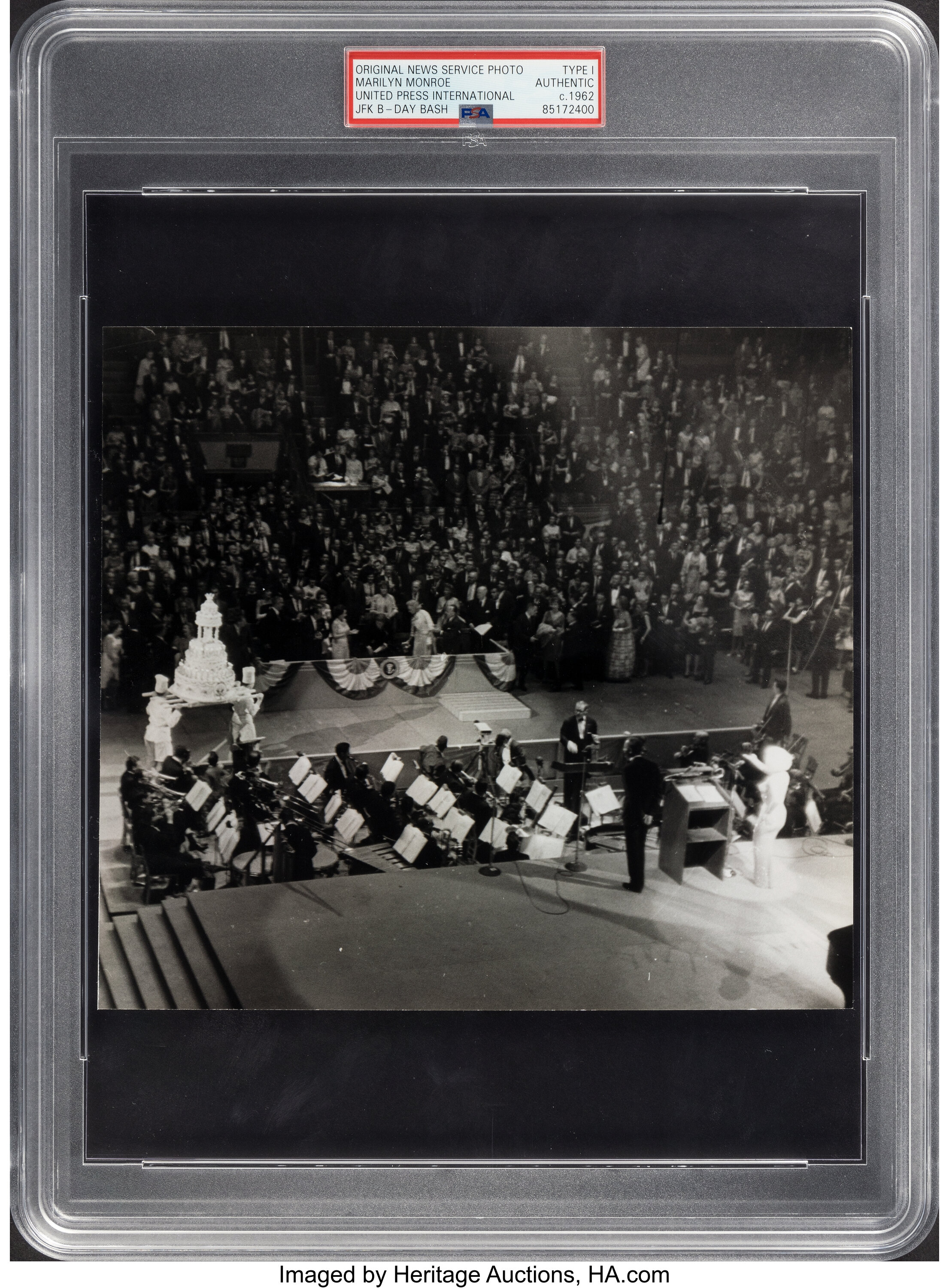 Marilyn Monroe in Jean Louis Gown Singing "Happy Birthday, Mr. | Lot ...