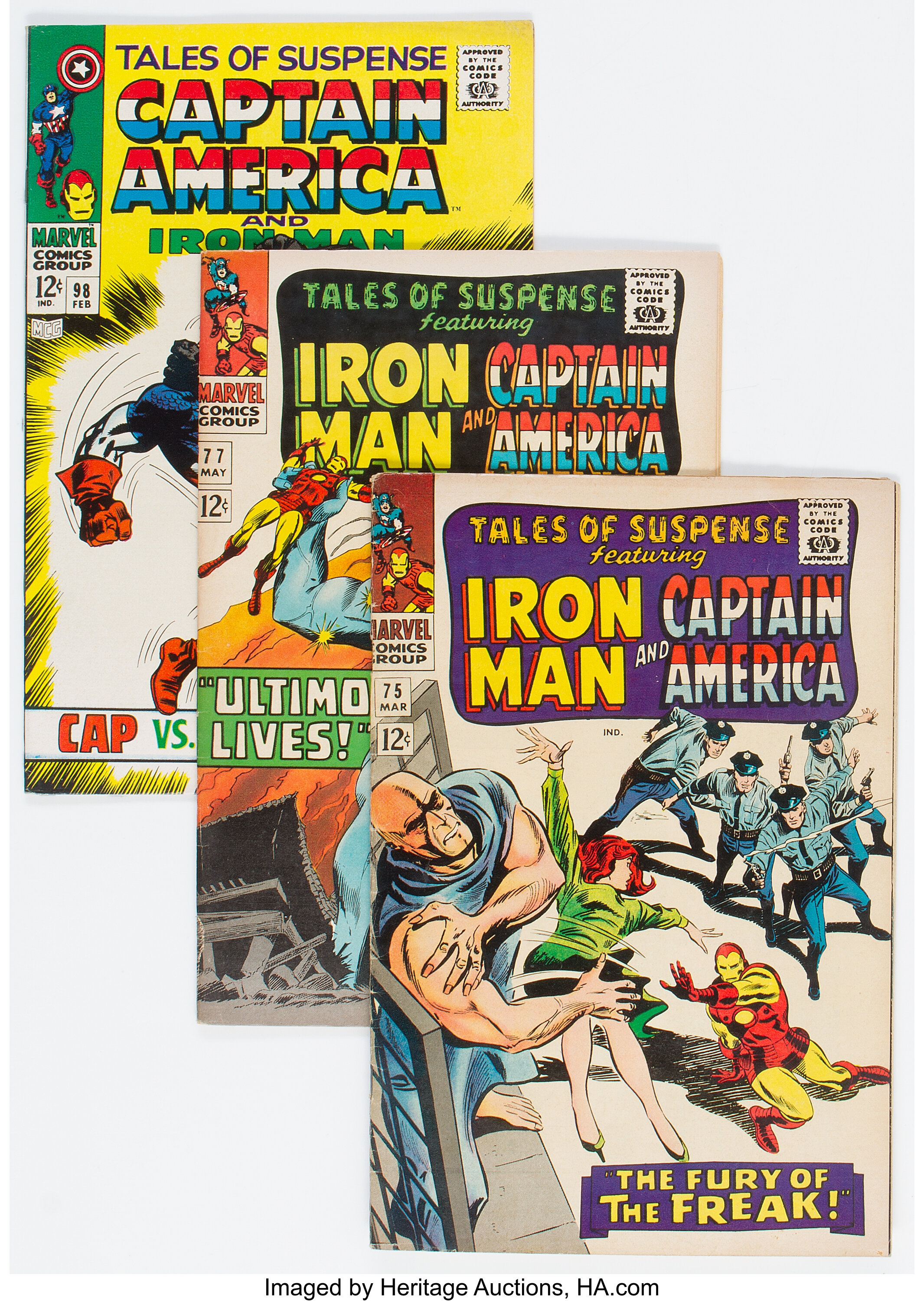 Tales of Suspense Group of 29 (Marvel, 1965-68) Condition: Average ...
