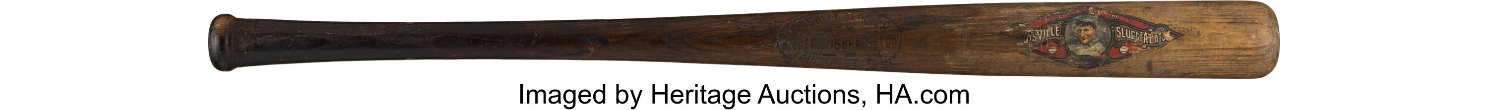 1910-15 Honus Wagner Decal Bat.... Baseball Collectibles Bats | Lot ...