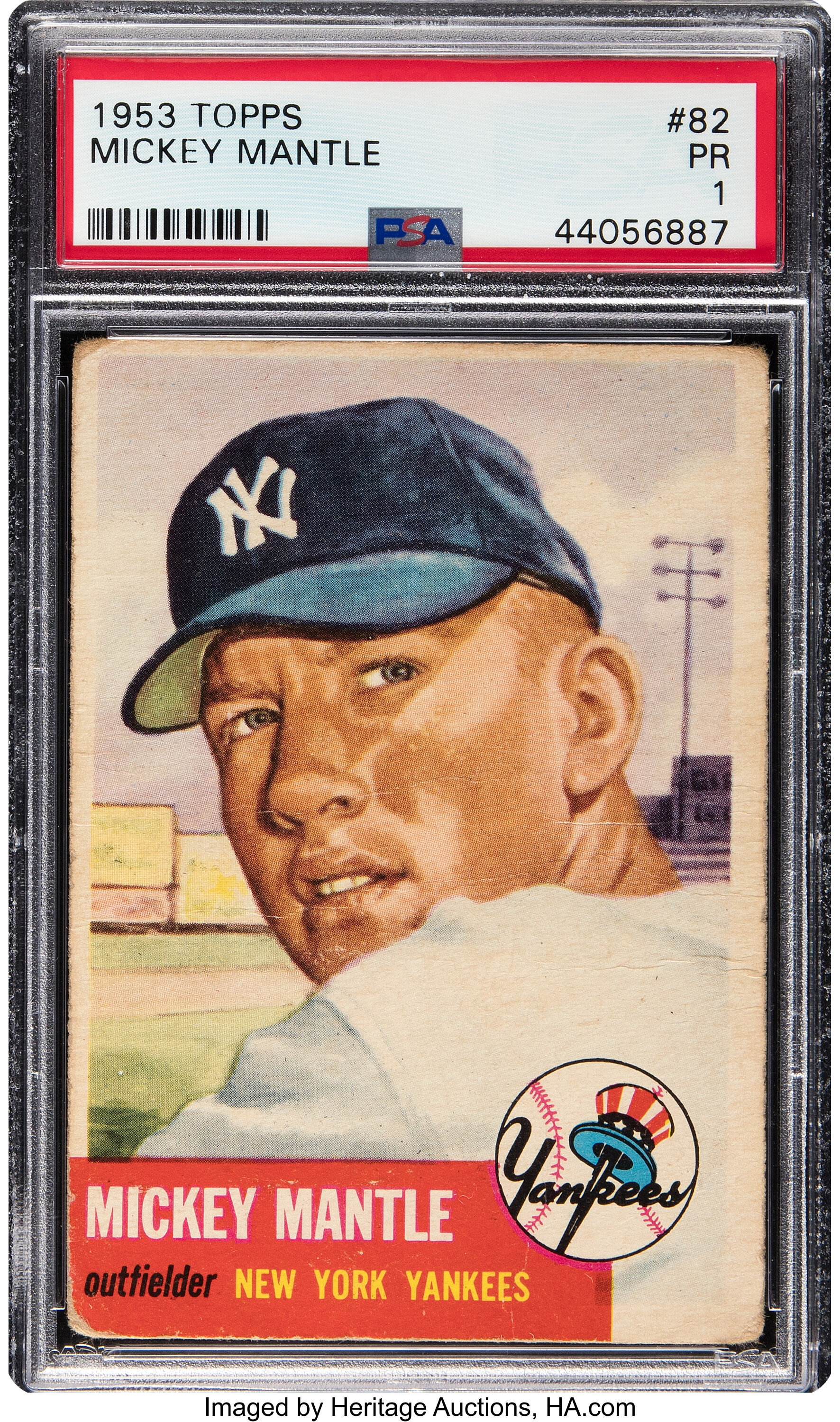 1953 Topps Mickey Mantle #82 PSA Poor 1.... Baseball Cards Singles ...