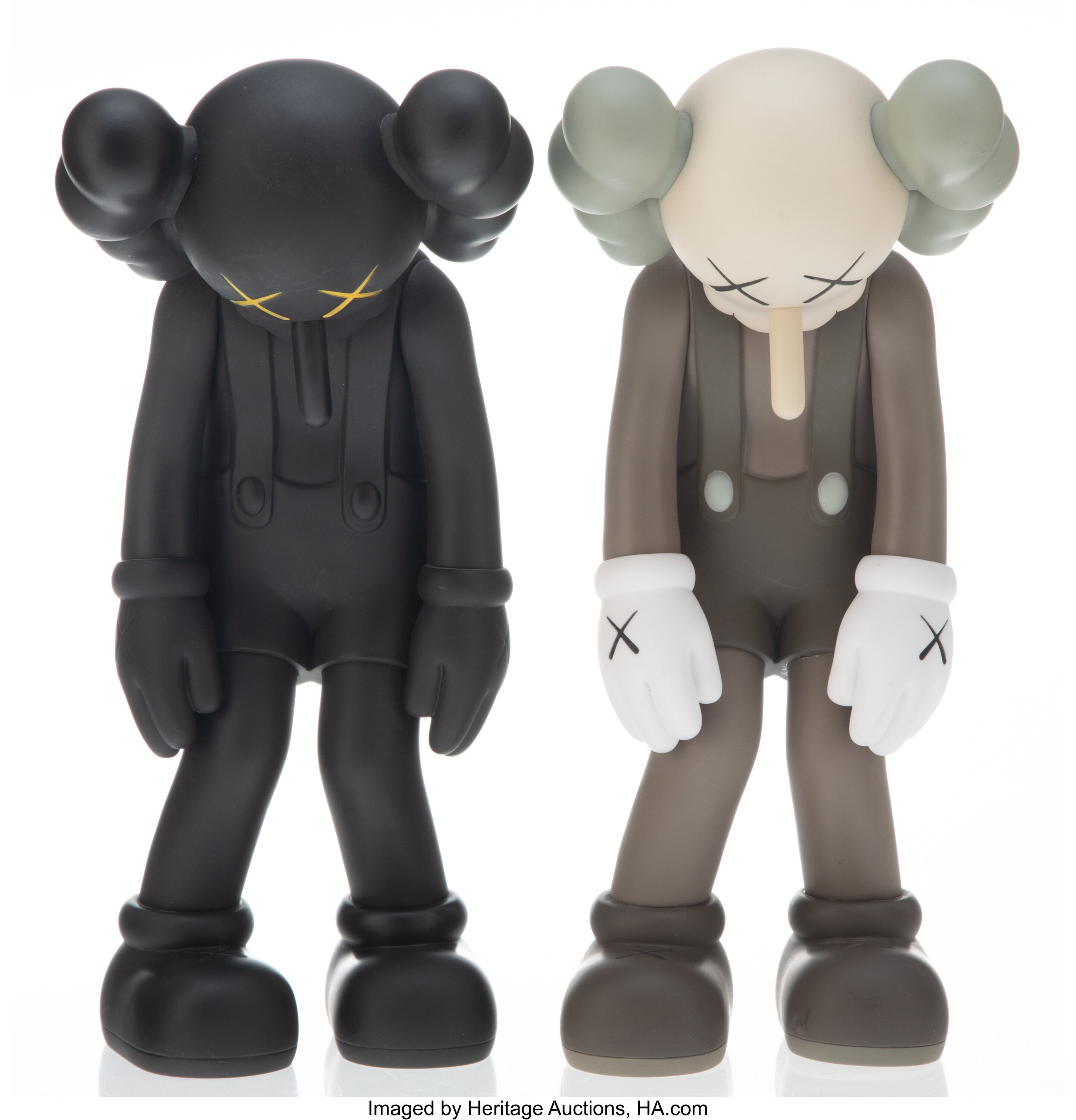 KAWS (b. 1974). Small Lie (two works), 2017. Painted cast vinyl. | Lot ...