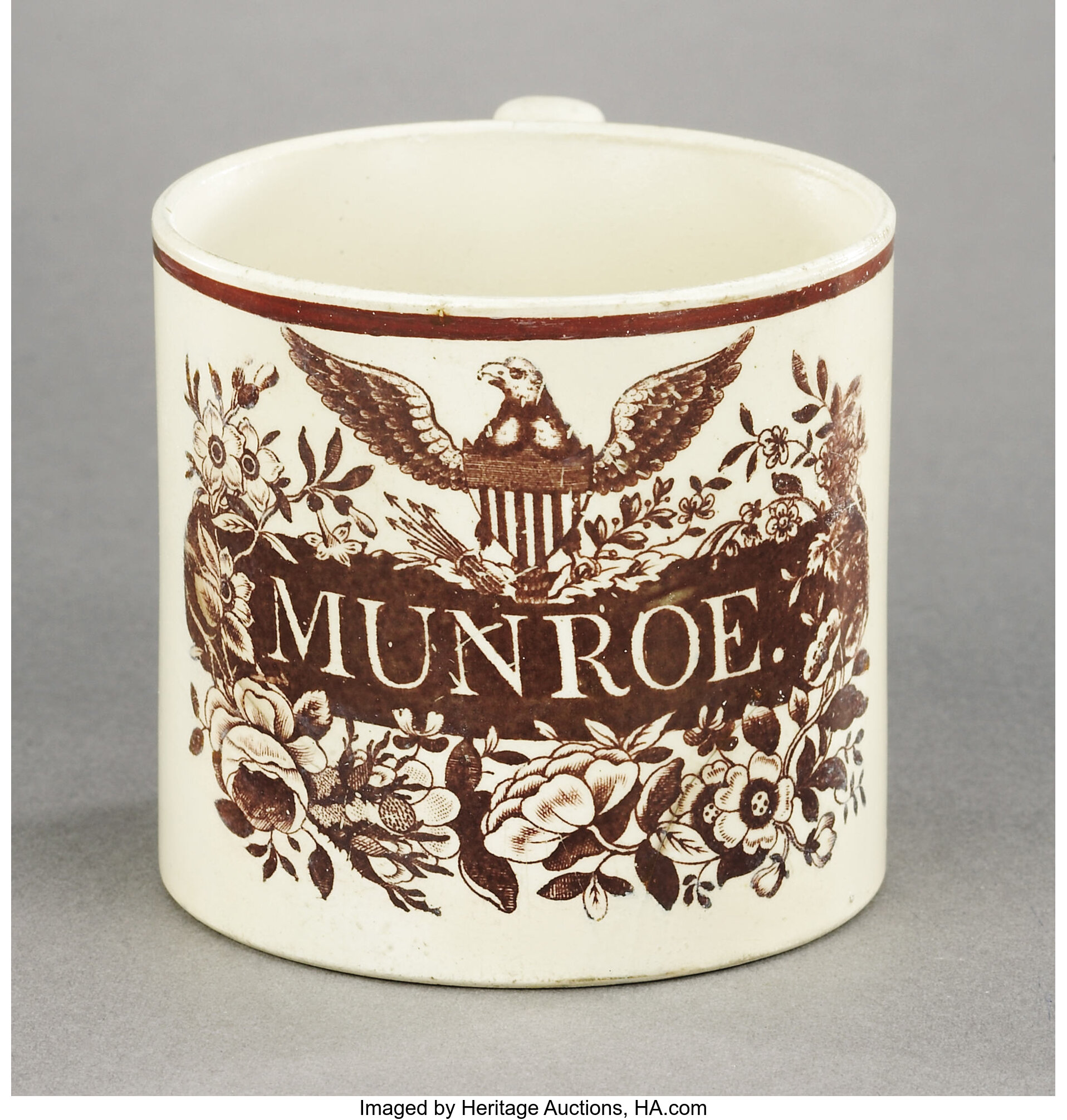 James Monroe: Sought-After "Munroe" Miniature Mug.... Political 3D ...