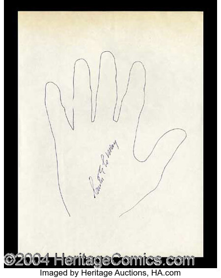 Curtis LeMay Hand Drawn Signed Sketch Autographs | Lot #763 | Heritage ...