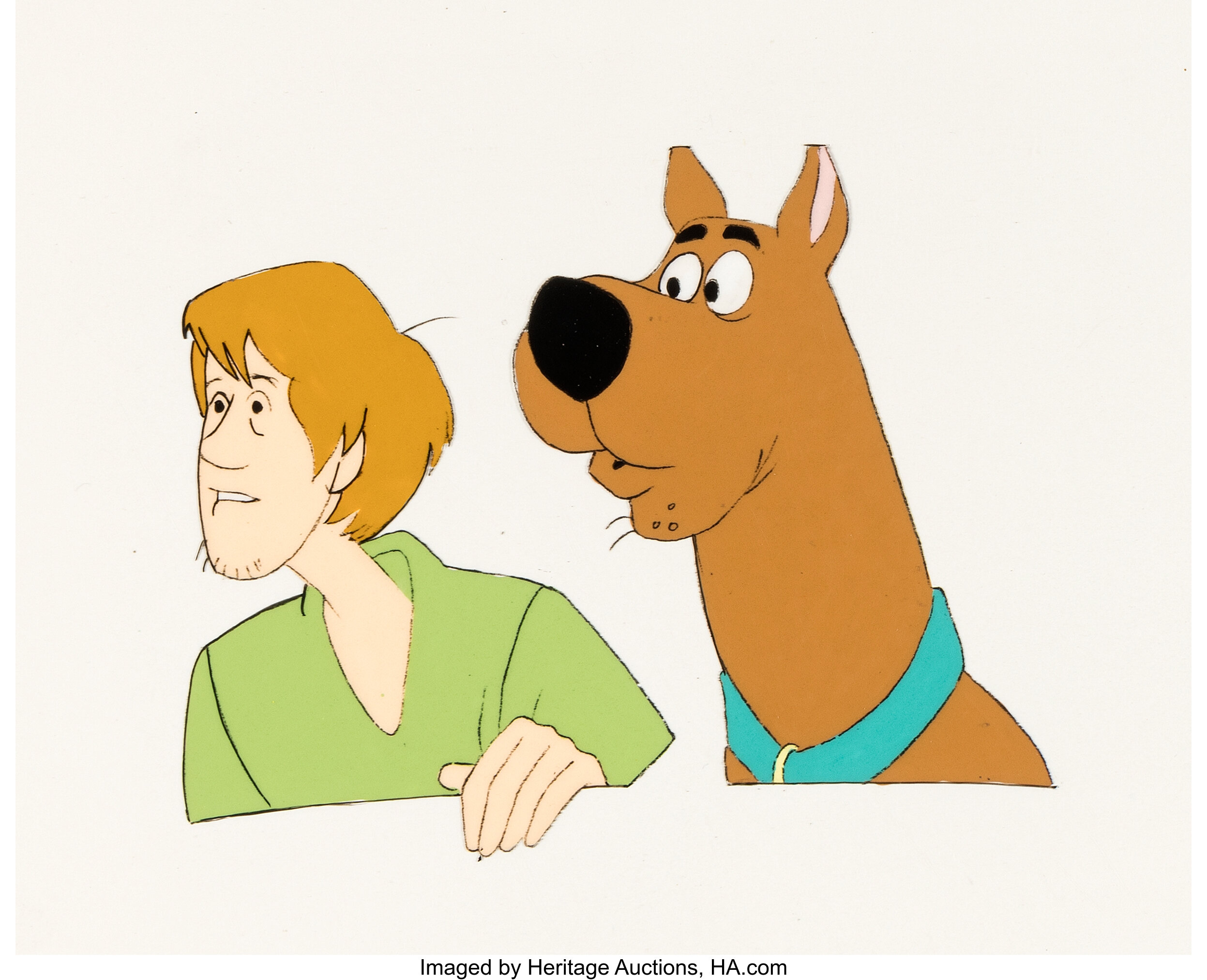 Scooby Do Where Are You Shaggy and Scooby Original Production Cel | Lot ...