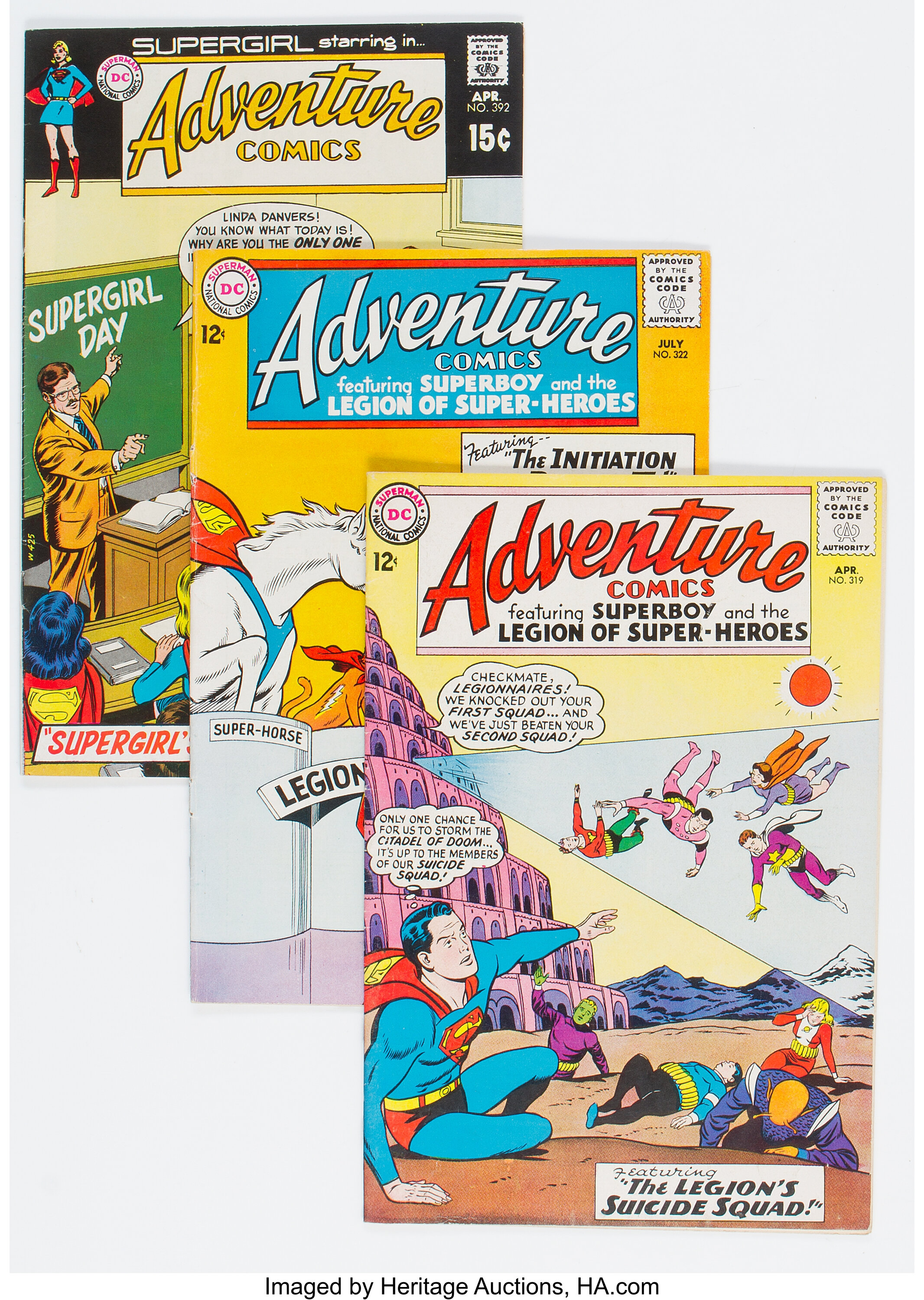 Adventure Comics Group of 24 (DC, 1964-76) Condition: Average | Lot ...