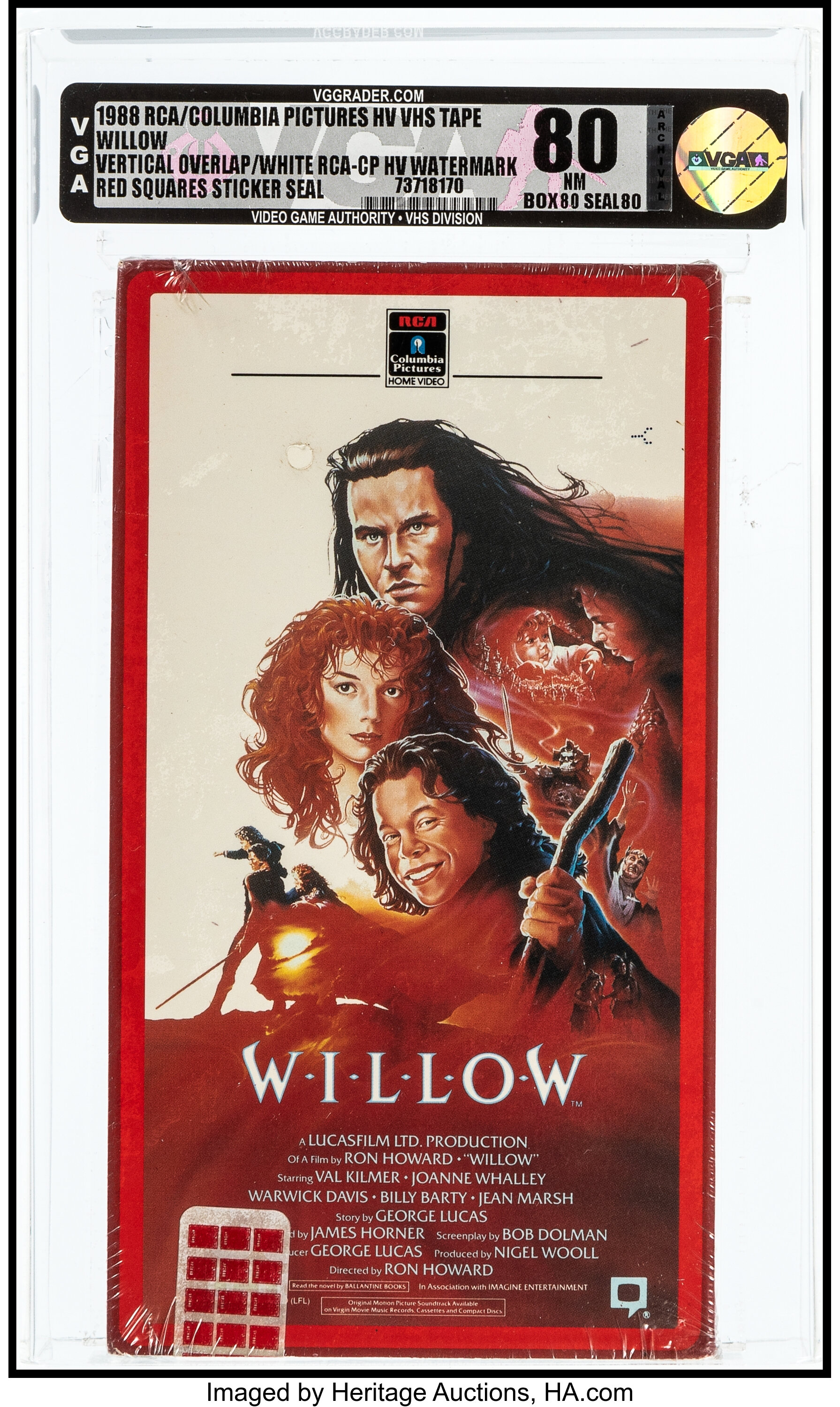 Willow VHS 1988 - VGA 80 NM: Box 80 & Seal 80, Slipcase, Vertical | Lot ...