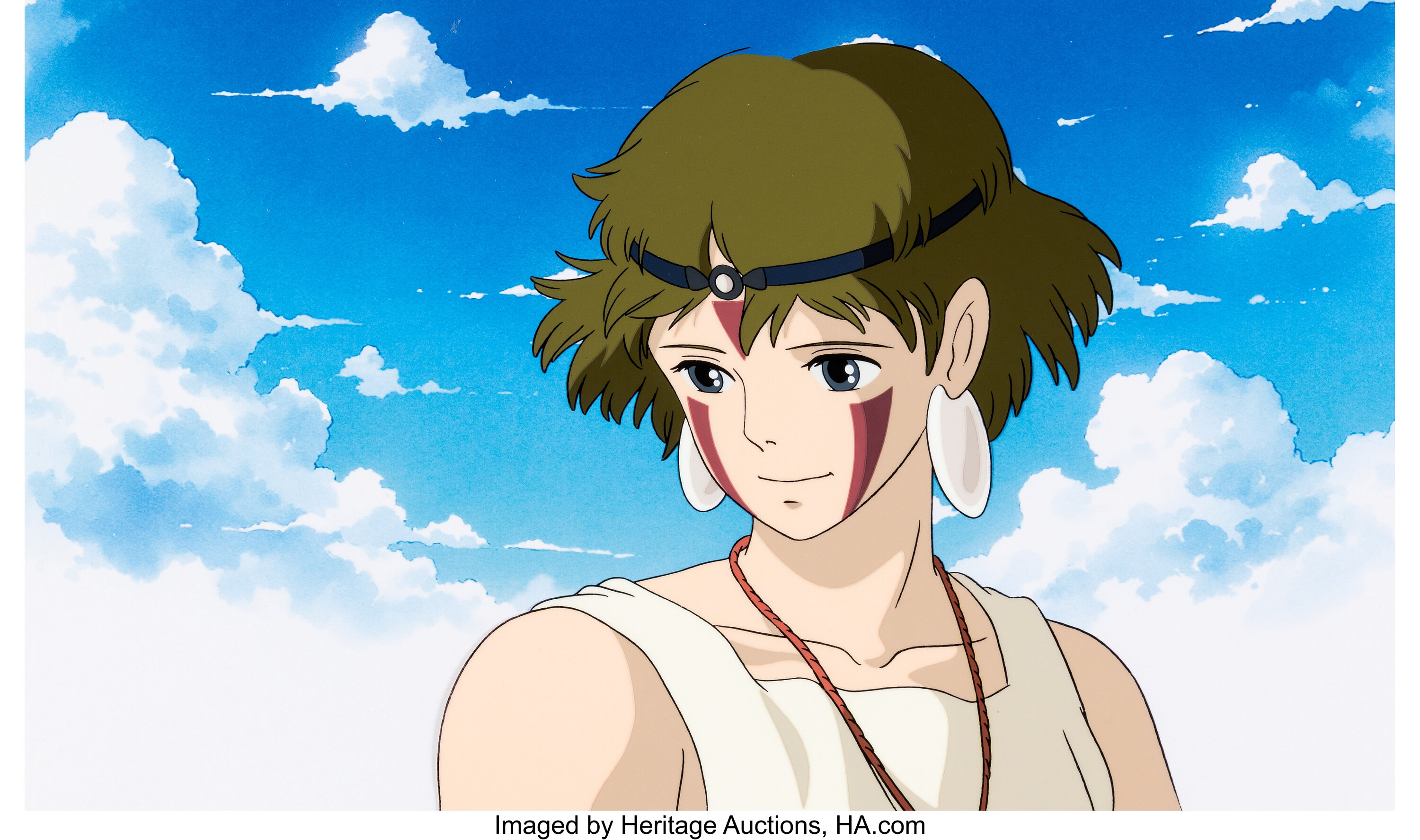 Princess Mononoke San Production Cel (Studio Ghibli, 1997). ... | Lot ...