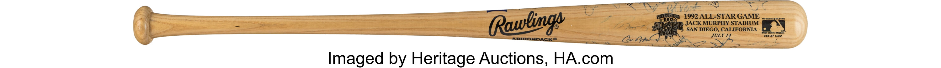 1992 All-Star Team Signed Bat with Griffey Jr.. ... Baseball | Lot ...