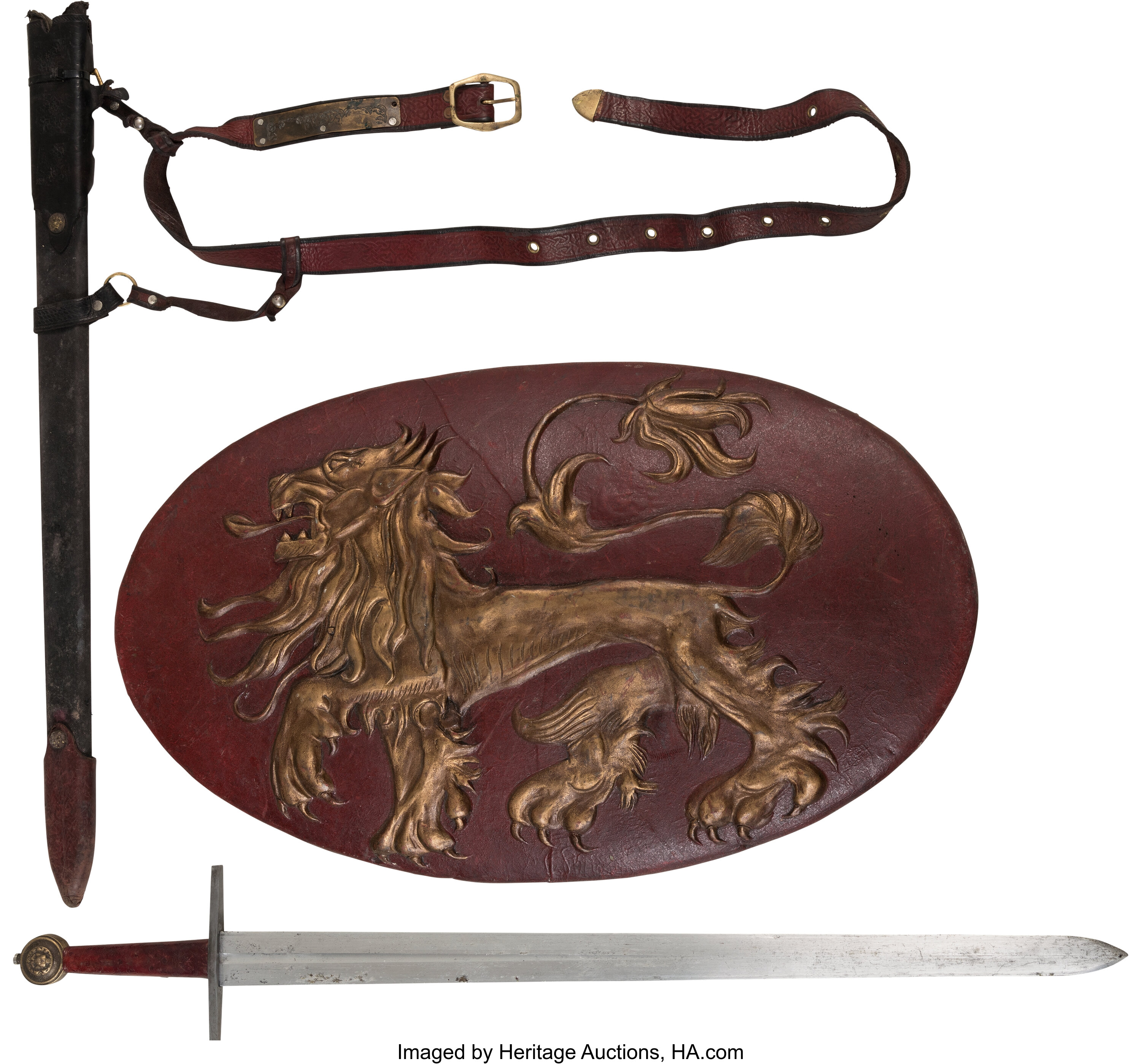 House Lannister Group of (6) Armory Accessories from Game of | Lot ...