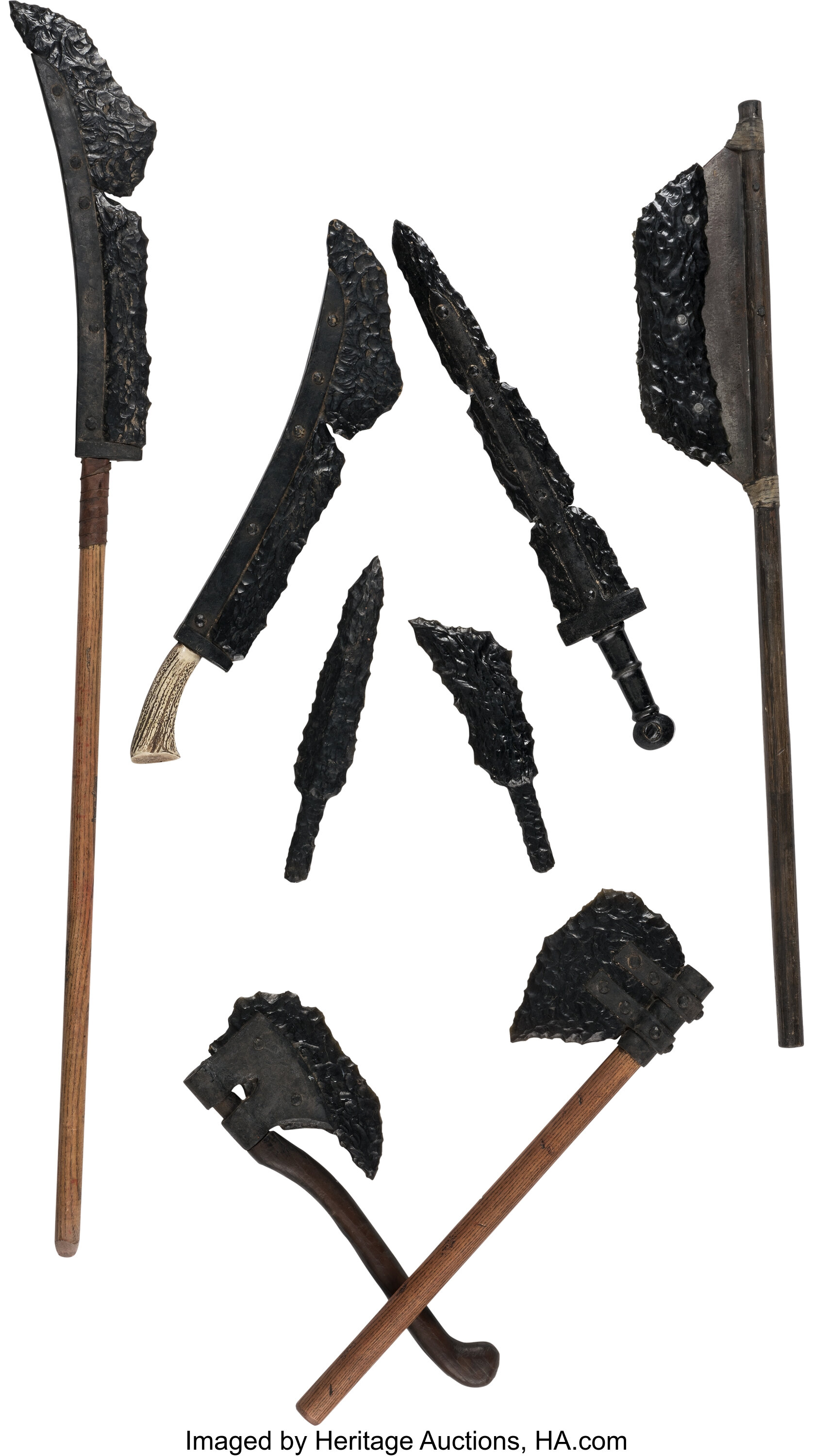 Dragonglass Armory Group of (8) Accessories from Game of Thrones | Lot ...