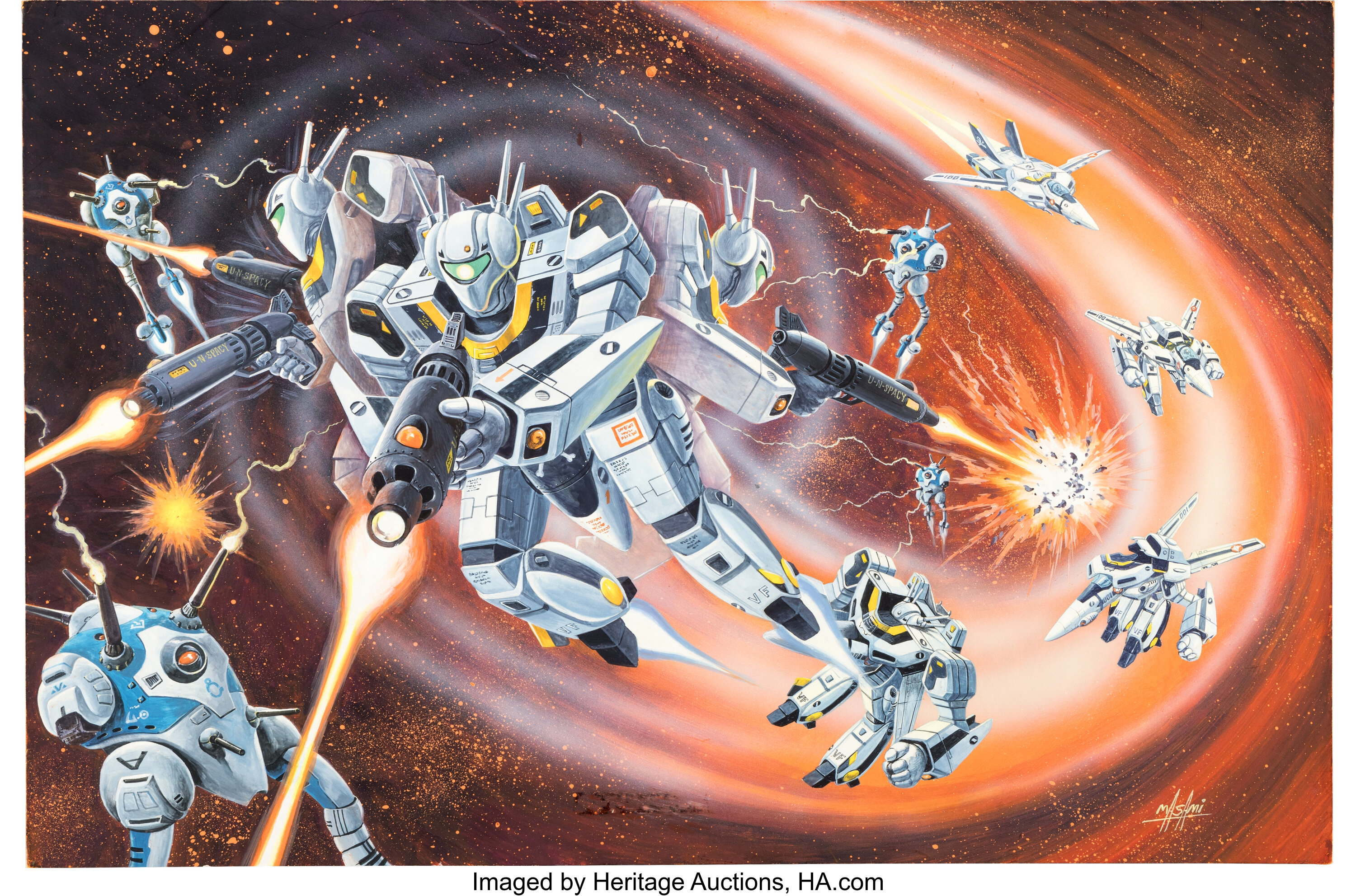 Masami - SDF Macross VF-1S Valkyries and Zentradi Battlepods | Lot ...