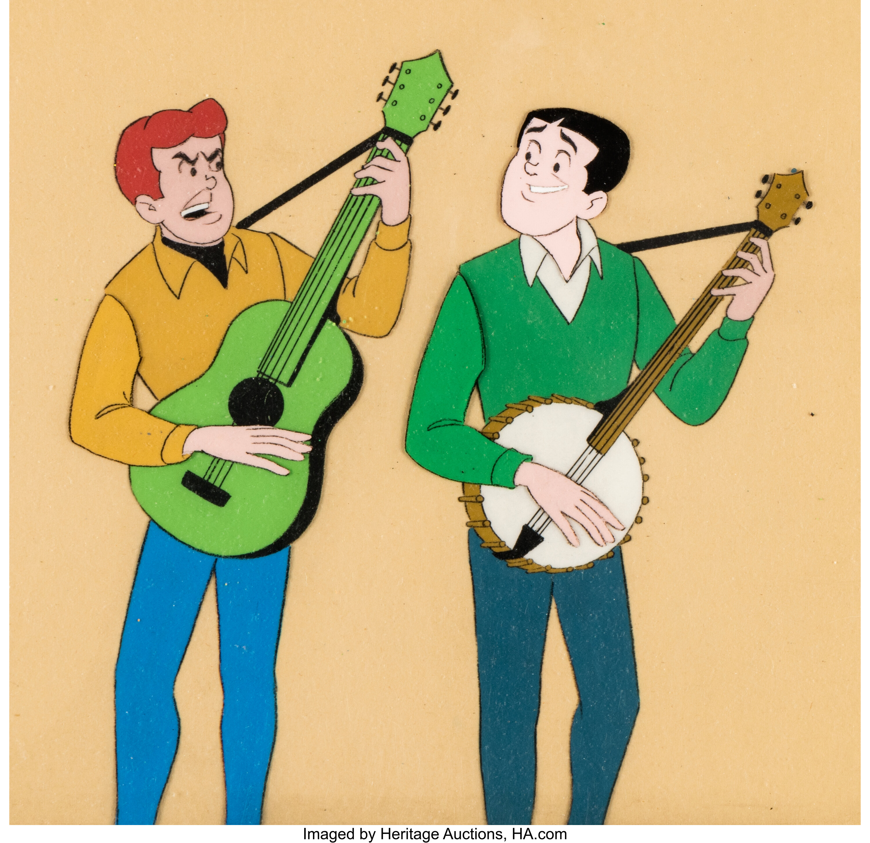 The New Archie and Sabrina Hour Original Production Cel and Layout ...
