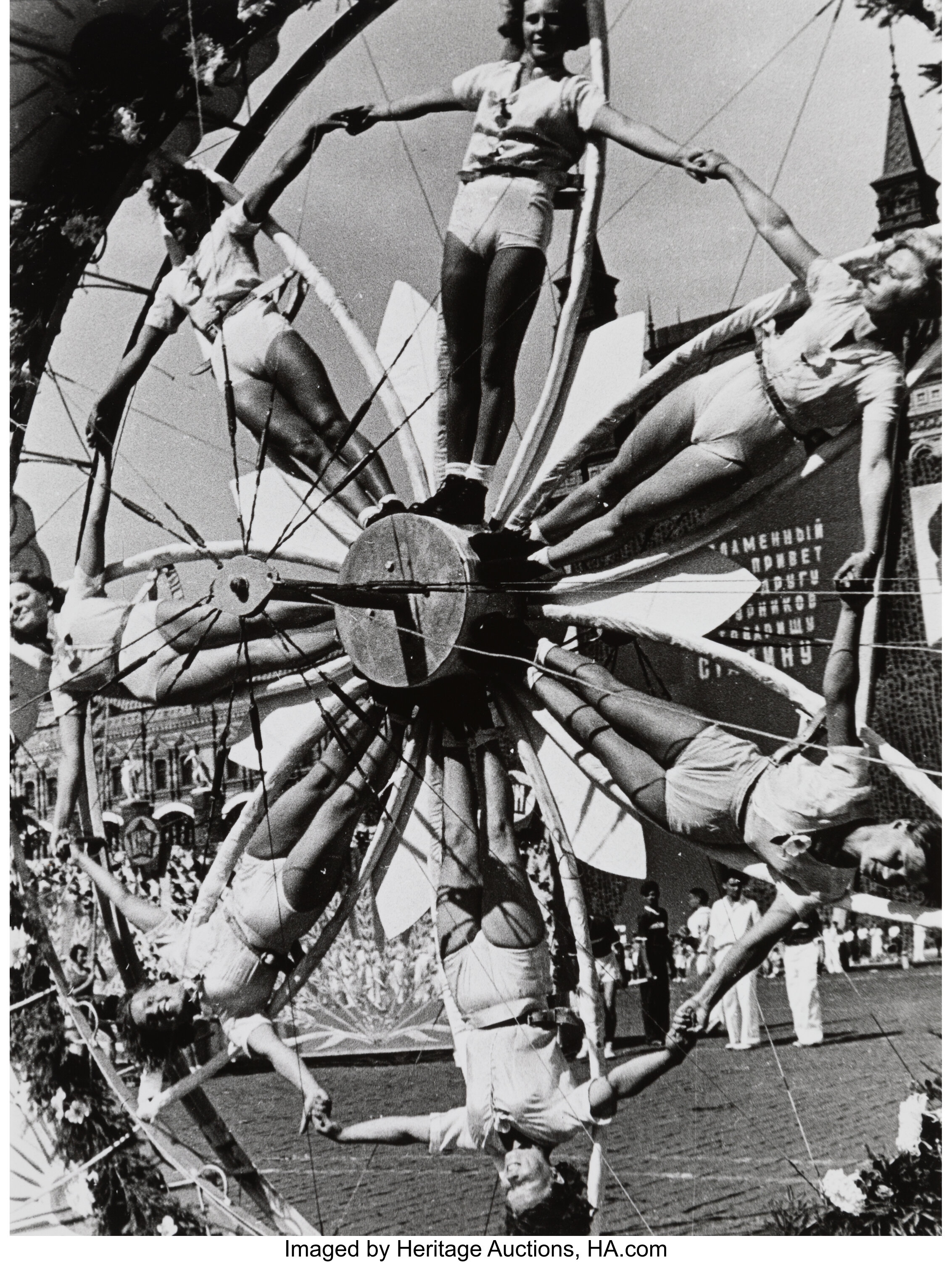 Alexander Rodchenko (Russian, 1891-1956). The Wheel, 1936. Gelatin ...