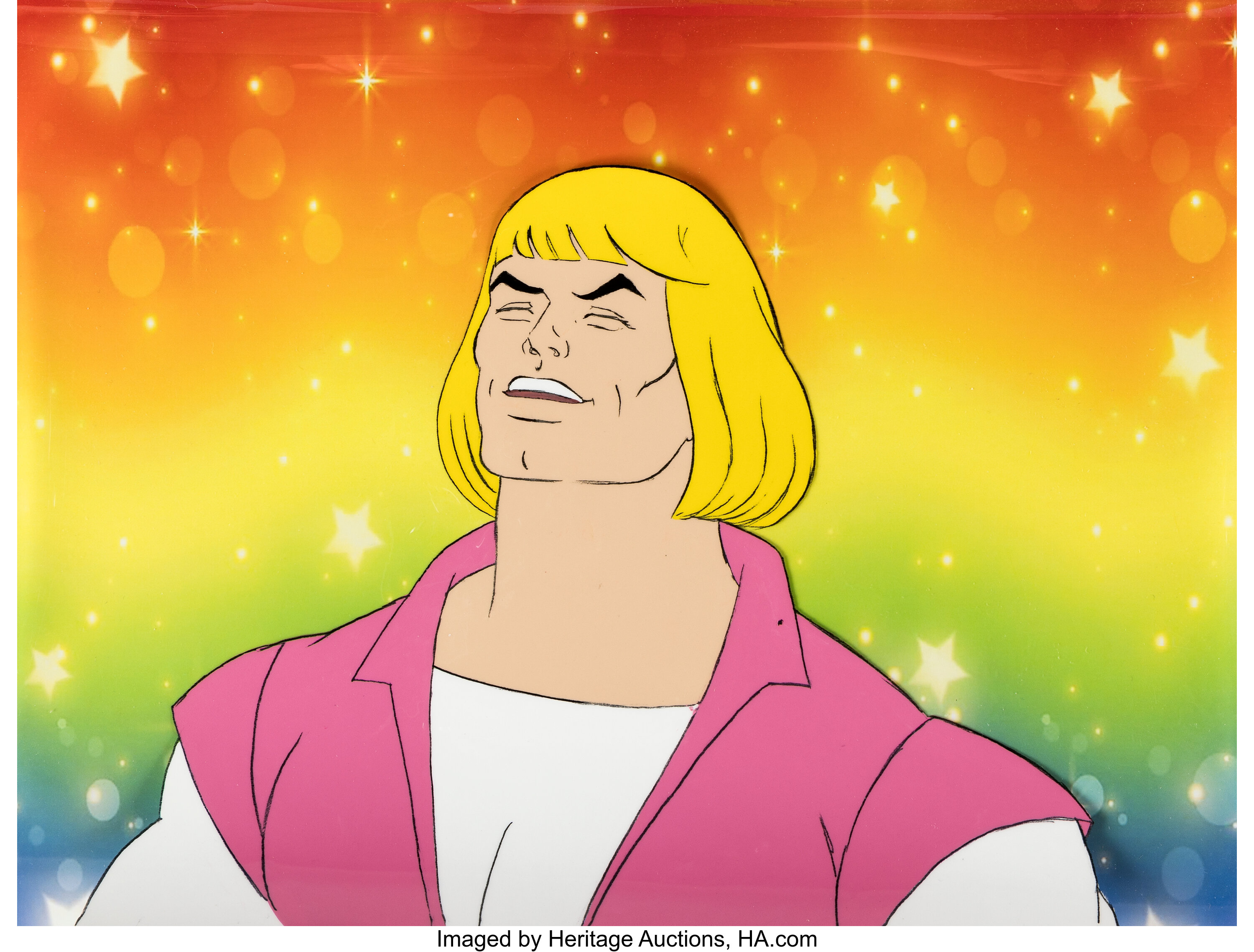 He-Man and the Masters of the Universe Prince Adam Production Cel | Lot ...