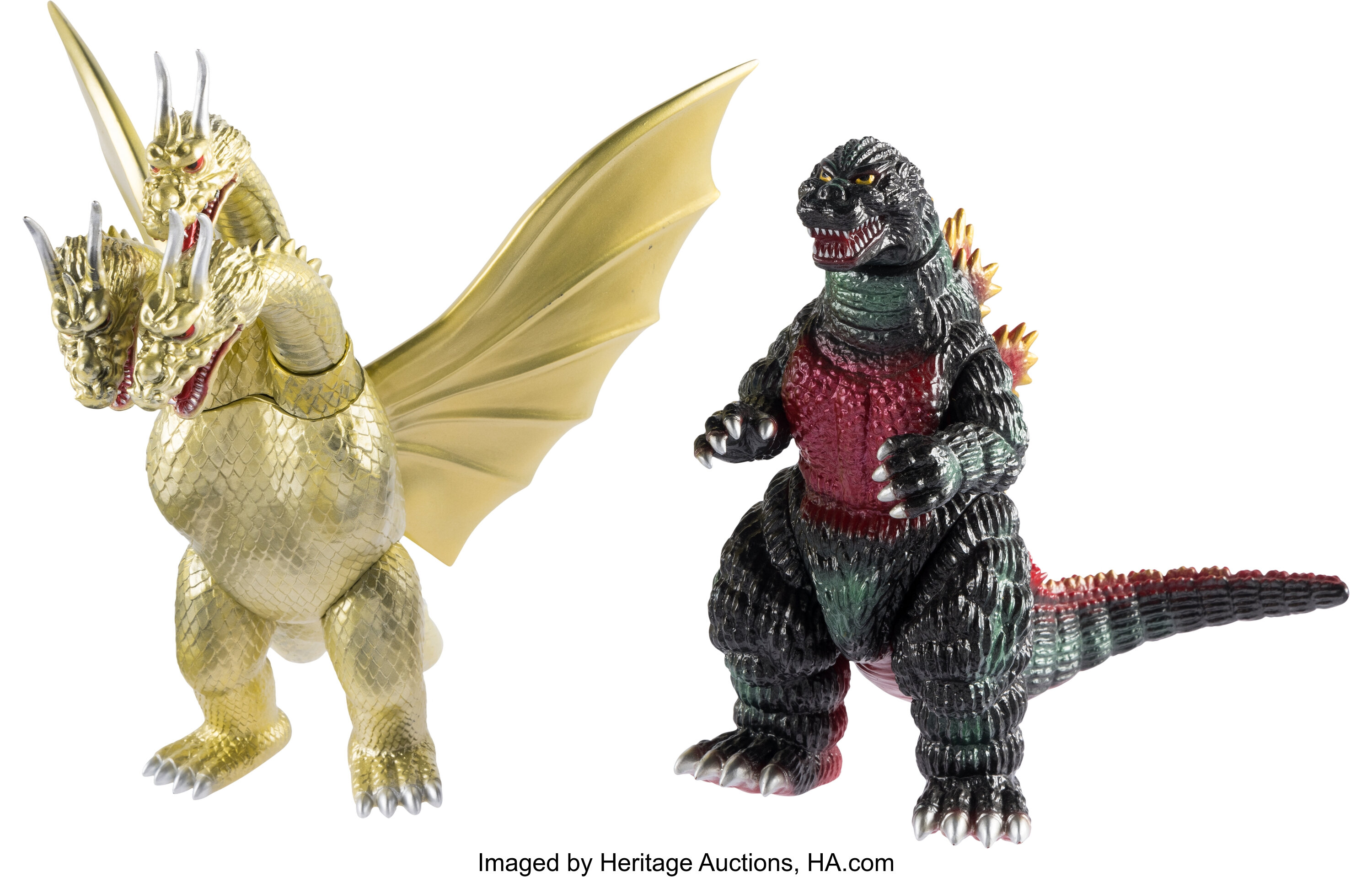 Monster Heaven Godzilla 1991 (Ghido-Goji) + King Ghidorah Gold | Lot ...