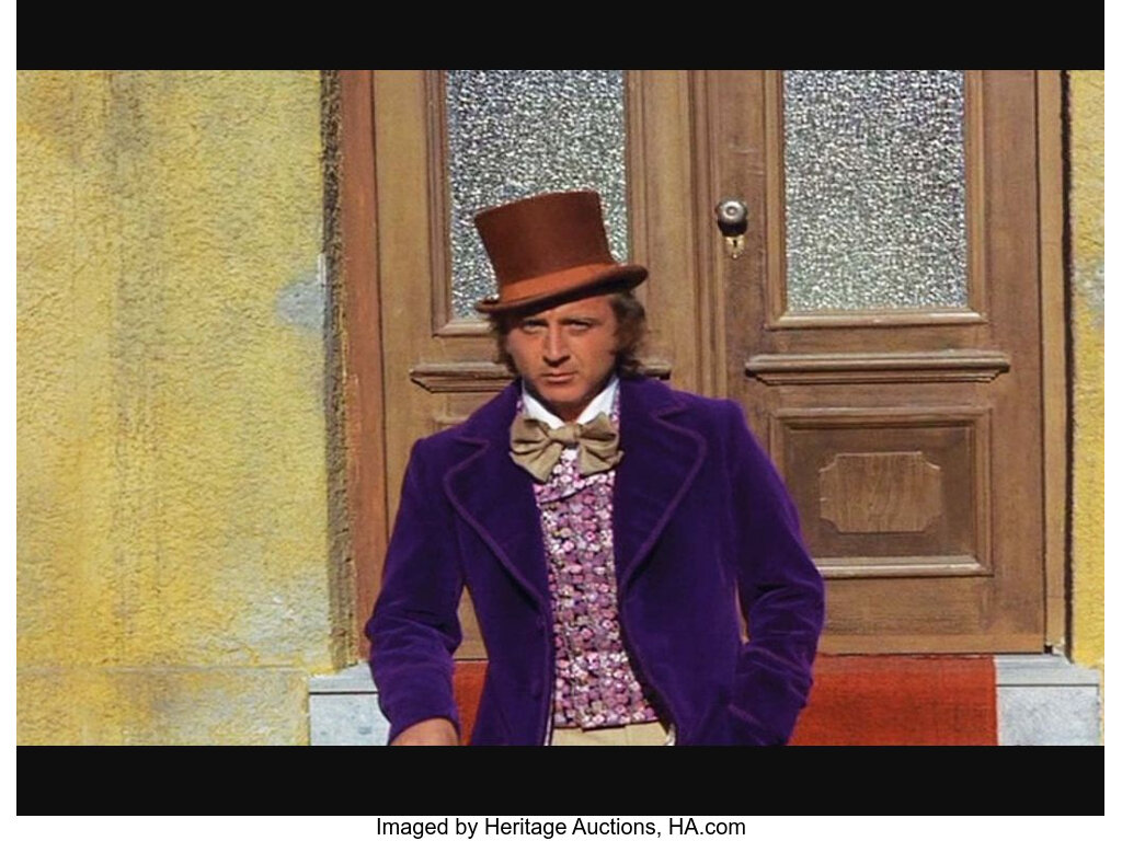 GENE WILDER "WILLY WONKA" SIGNATURE TOP HAT FROM WILLY WONKA & THE ...