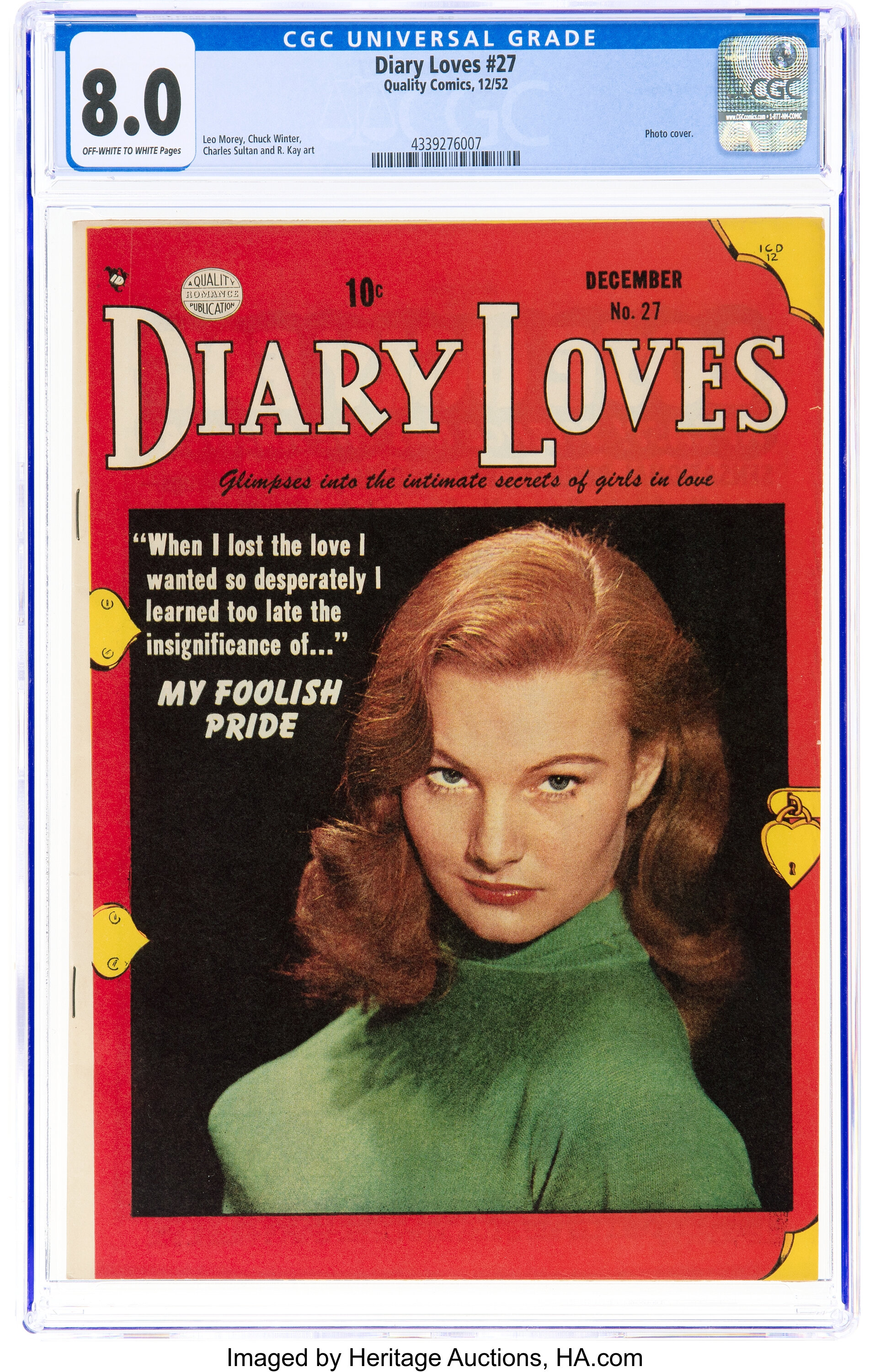 Love Diary, 1958 Series Comics Values and Price Guide | Heritage Auctions