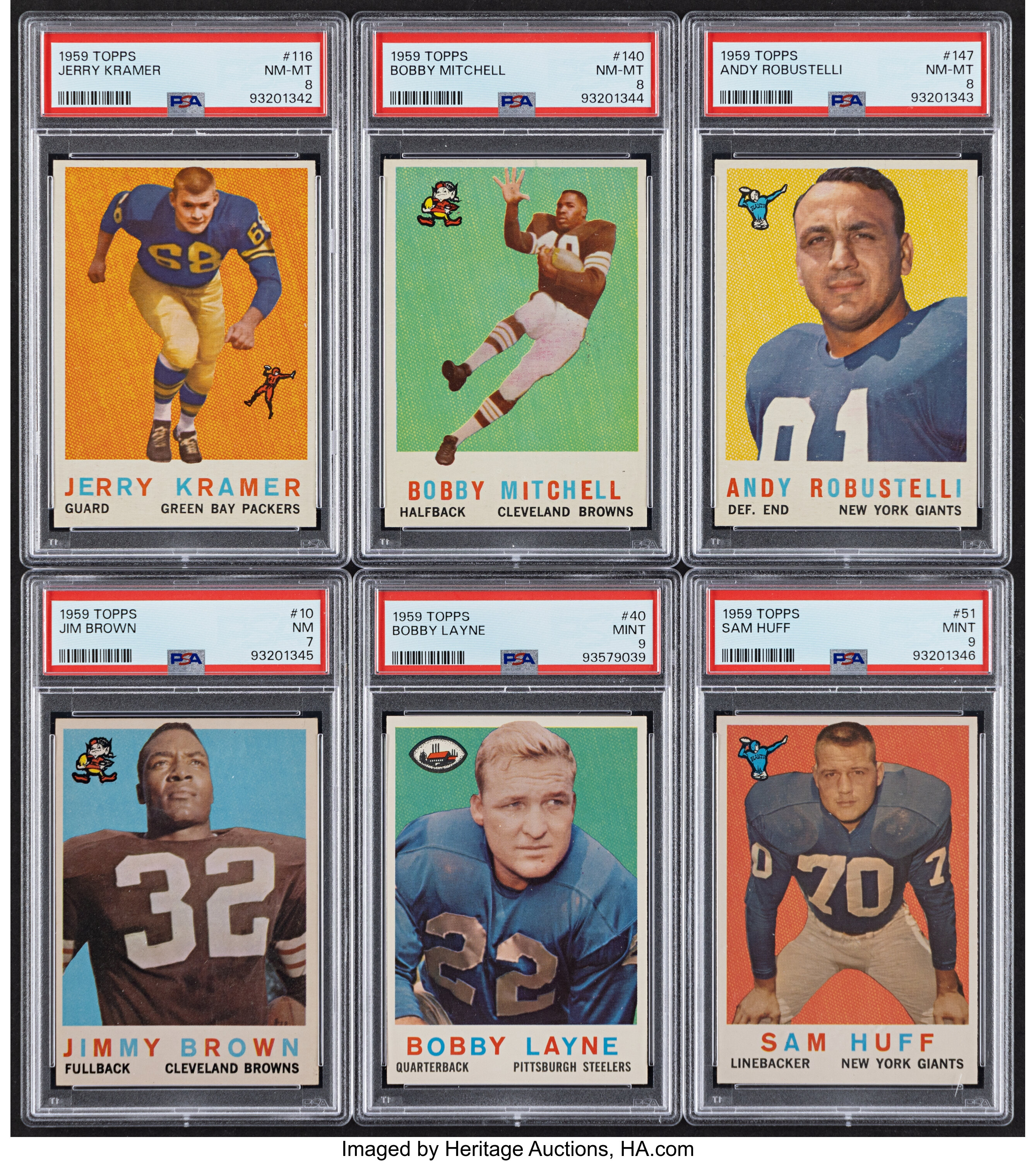 1959 Topps Football Complete Set (176). ... Football Cards Sets | Lot ...