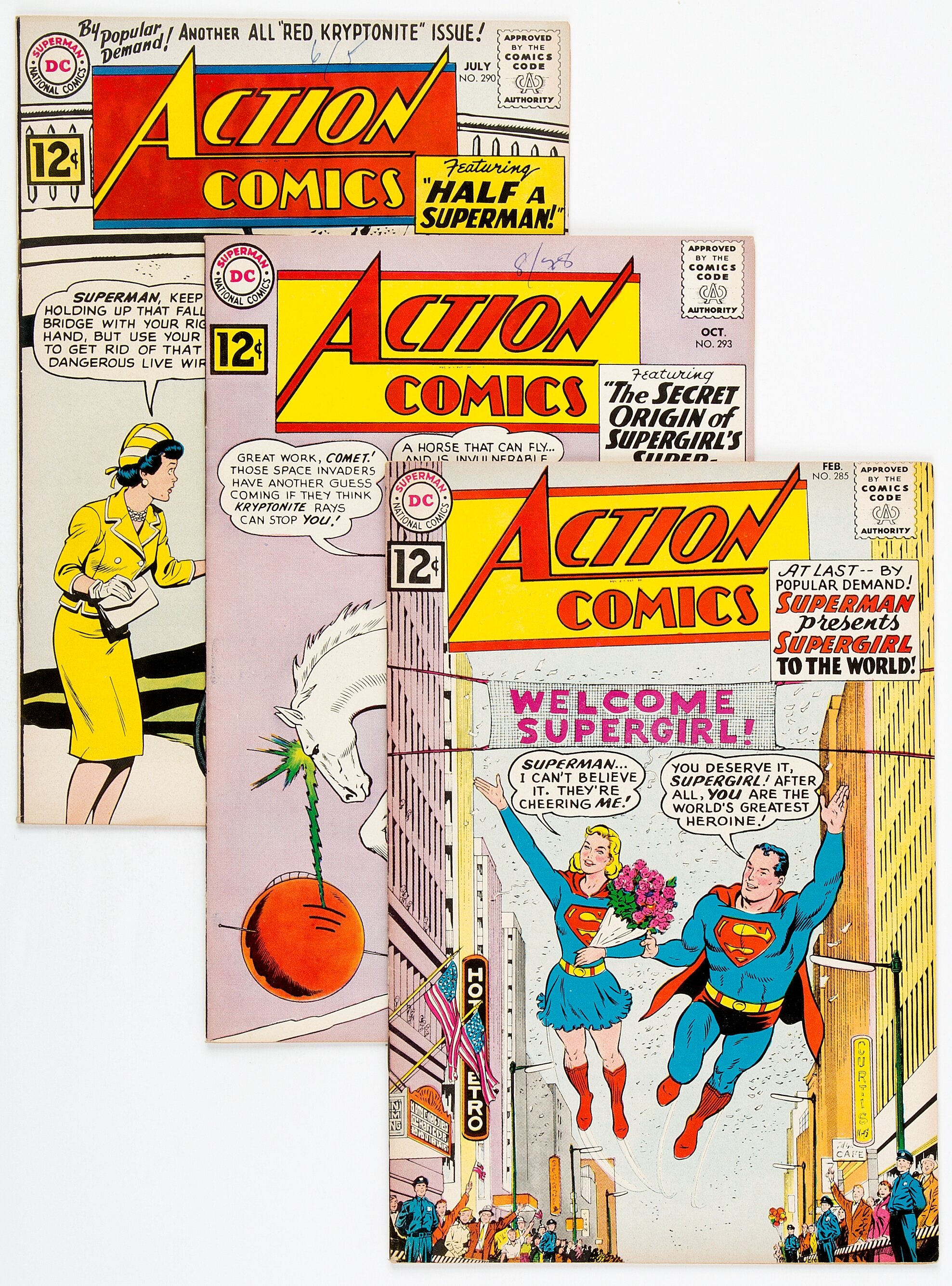 Action Comics Group of 11 (DC, 1962-65) Condition: Average FN.... | Lot ...