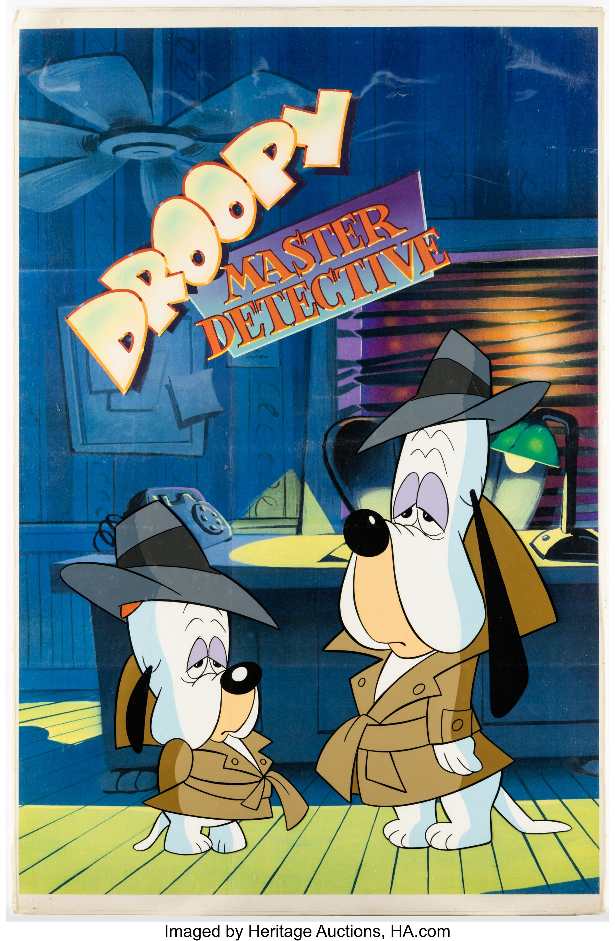 Droopy, Master Detective Droopy and Dribble Cel Painted Original | Lot ...