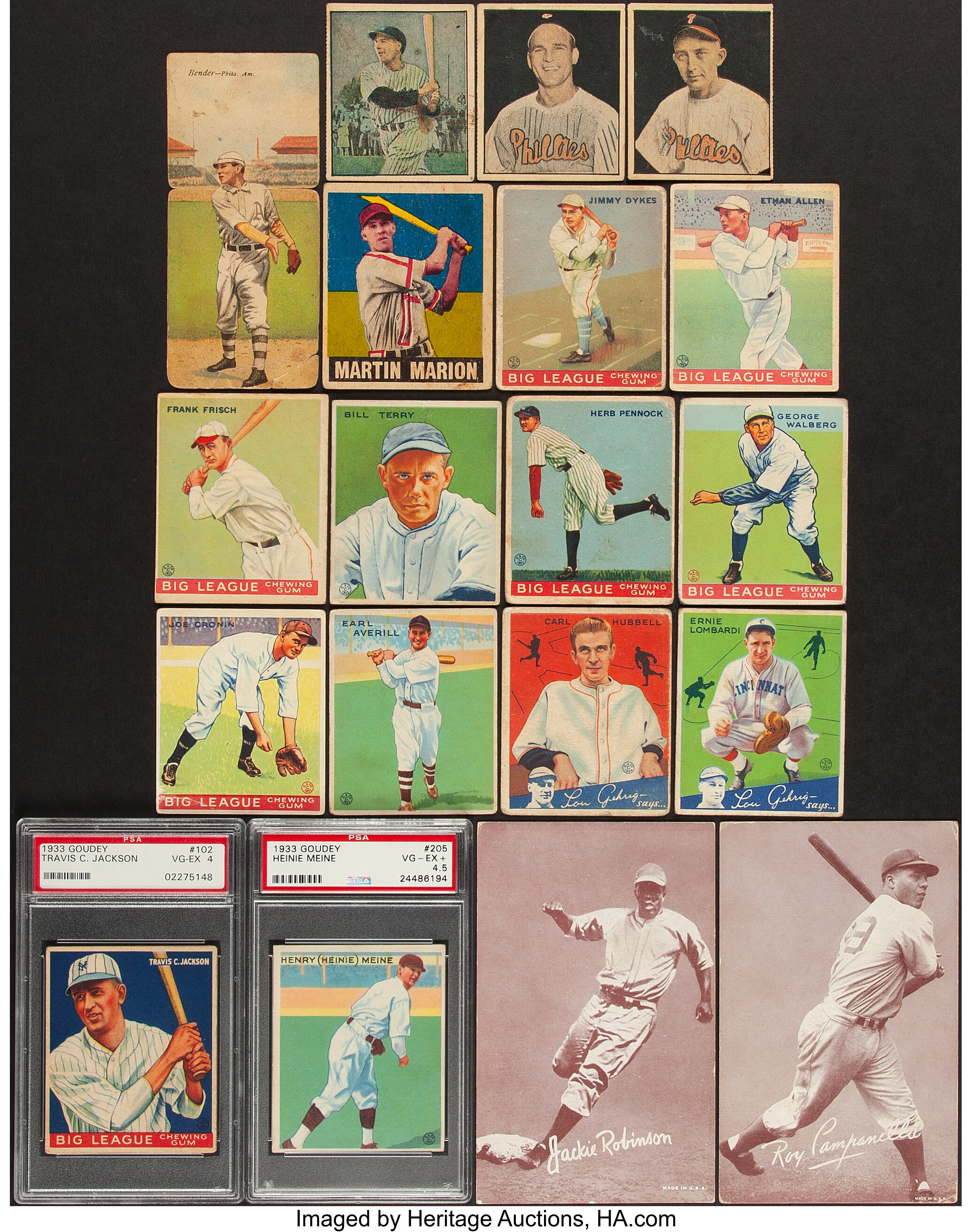 1911-1966 Multi-Brand Baseball Card Collection (19). ... Baseball | Lot ...