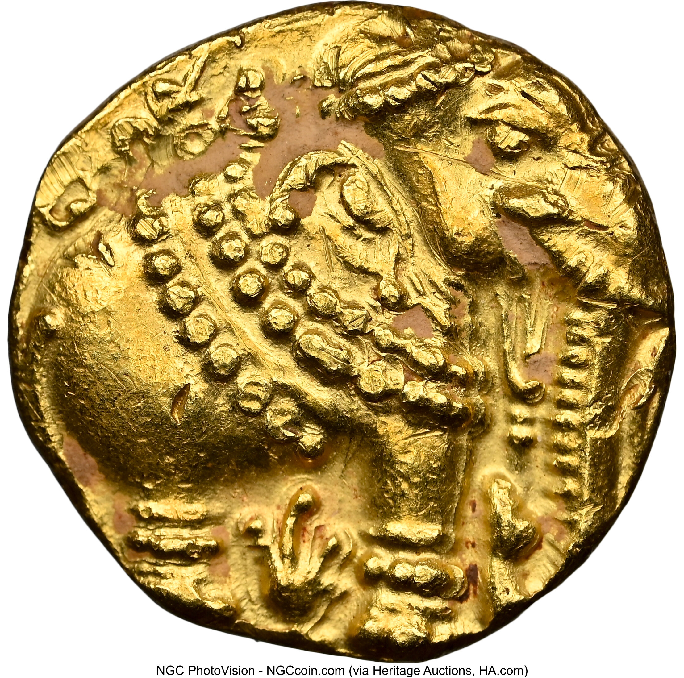 India: Gangas of Talakad gold Pagoda ND (1100-1327) MS62 NGC,... | Lot ...