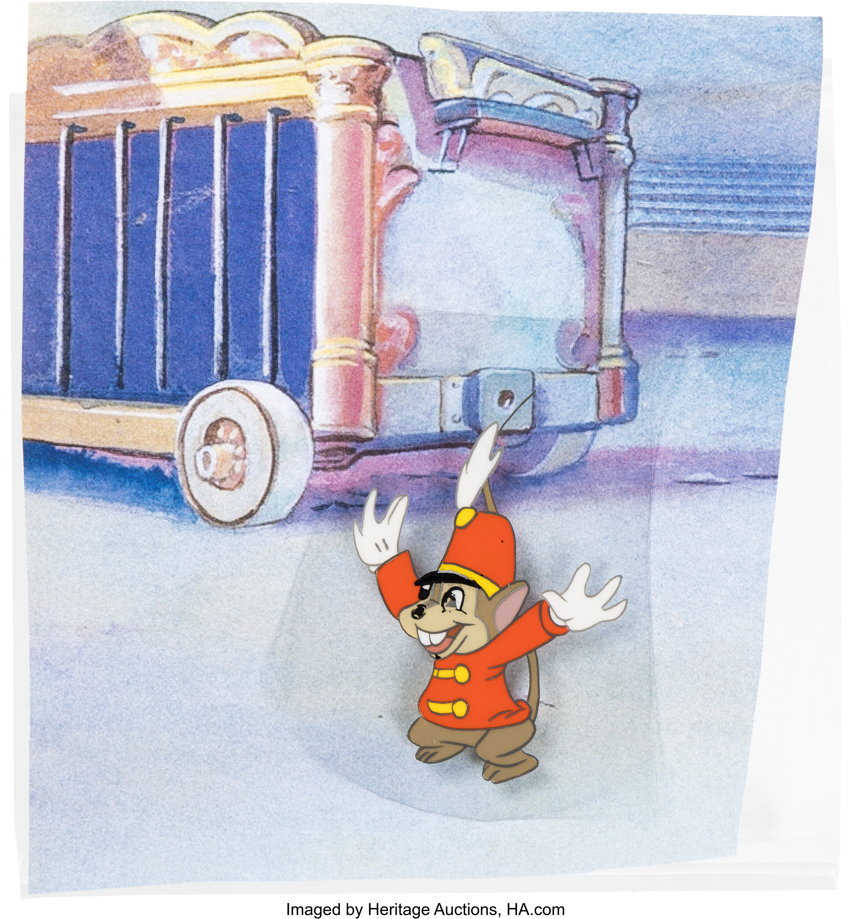 Dumbo Timothy Q. Mouse Production Cel (Walt Disney, 1941). ... | Lot ...