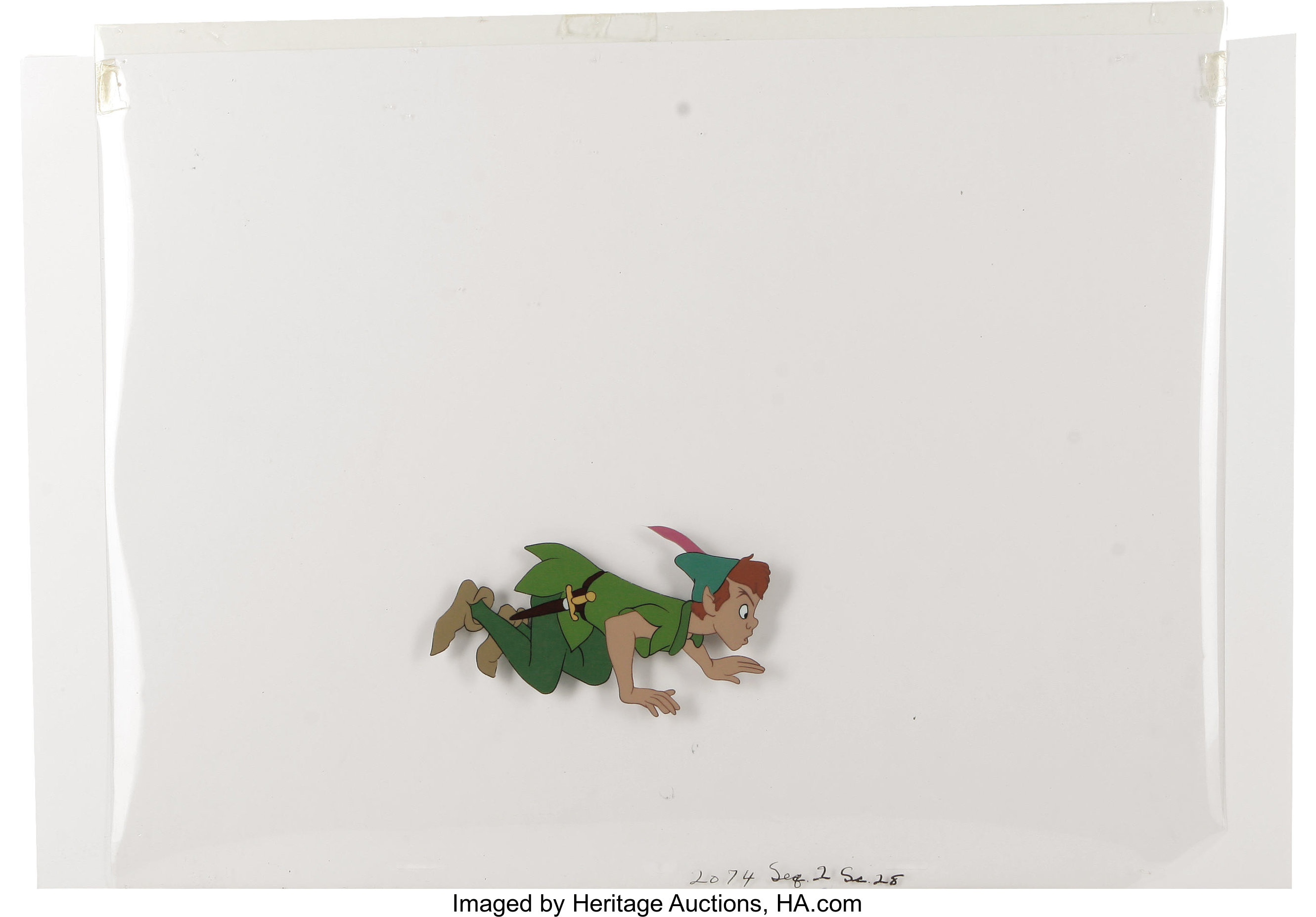 "Peter Pan" Animation Production Cel Original Art (Walt Disney, | Lot ...