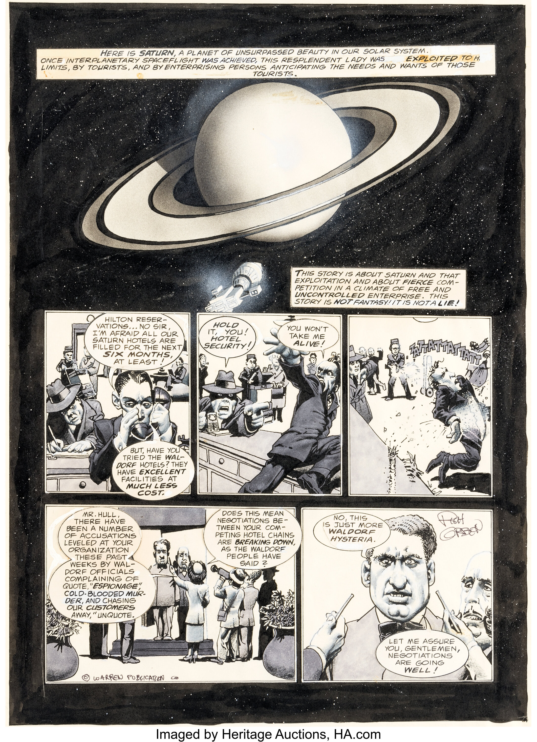 Richard Corben Creepy #73 Story Page 1 Original Art (Warren, | Lot ...