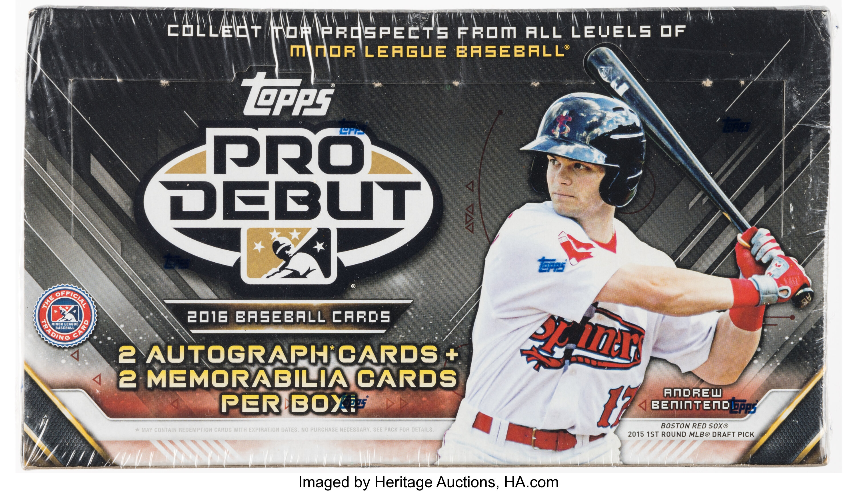 2016 Topps Pro Debut Minor League Unopened Hobby Box with 24 Packs ...