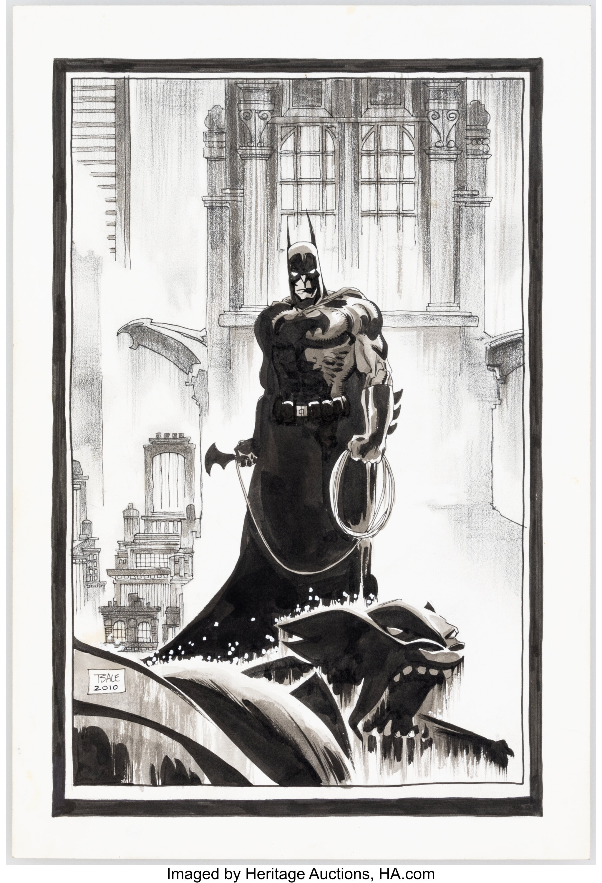 Tim Sale - Batman Illustration Original Art (2010). ... Original | Lot ...