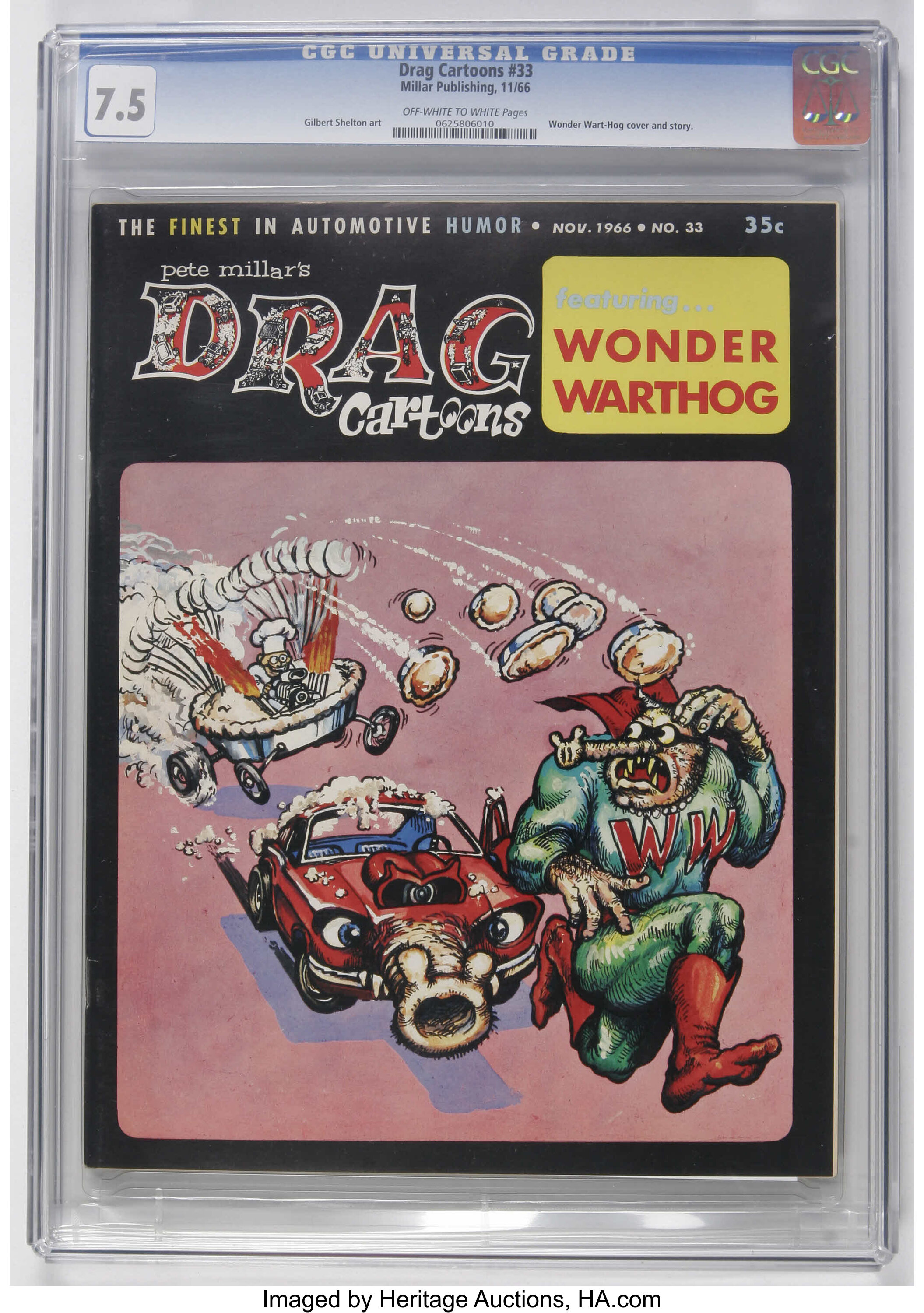 How Much Is Drag Cartoons #33 Worth? Browse Comic Prices | Heritage ...