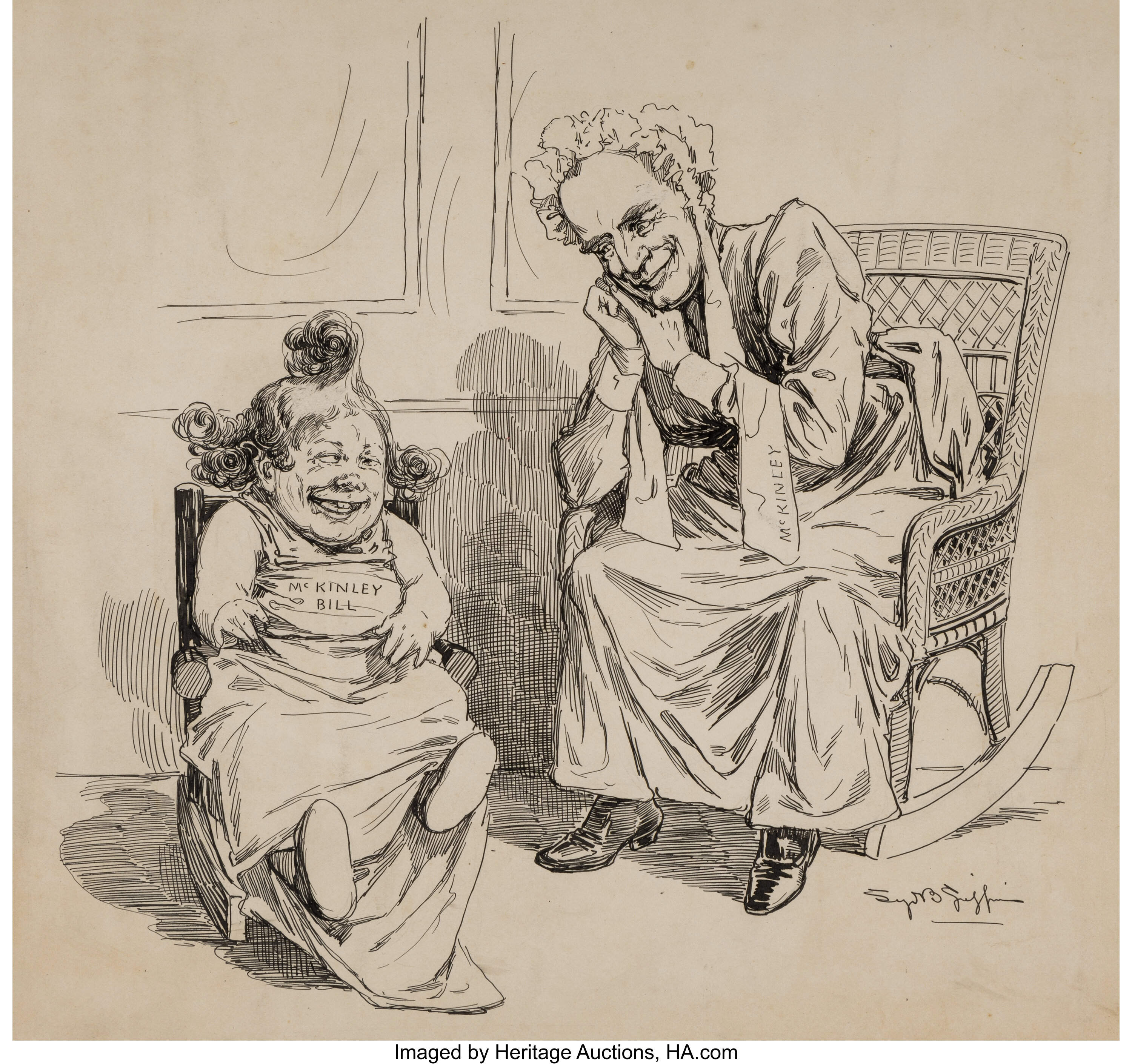 Sydney "Syd" Griffin (American, 1854-1923). President McKinley, | Lot ...
